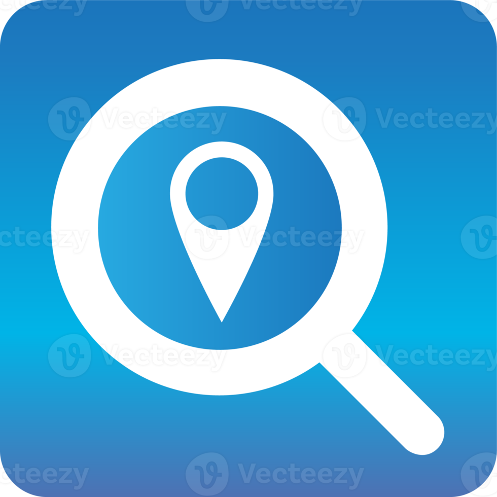 location search gradient icon 15130372 PNG