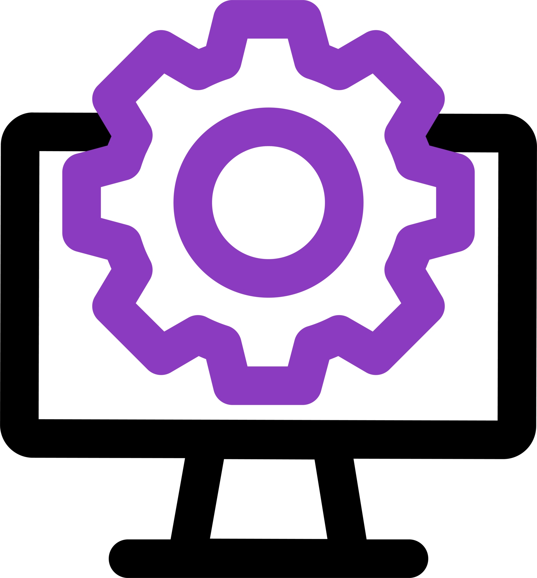 Computer Setting Icon 15130765 Png