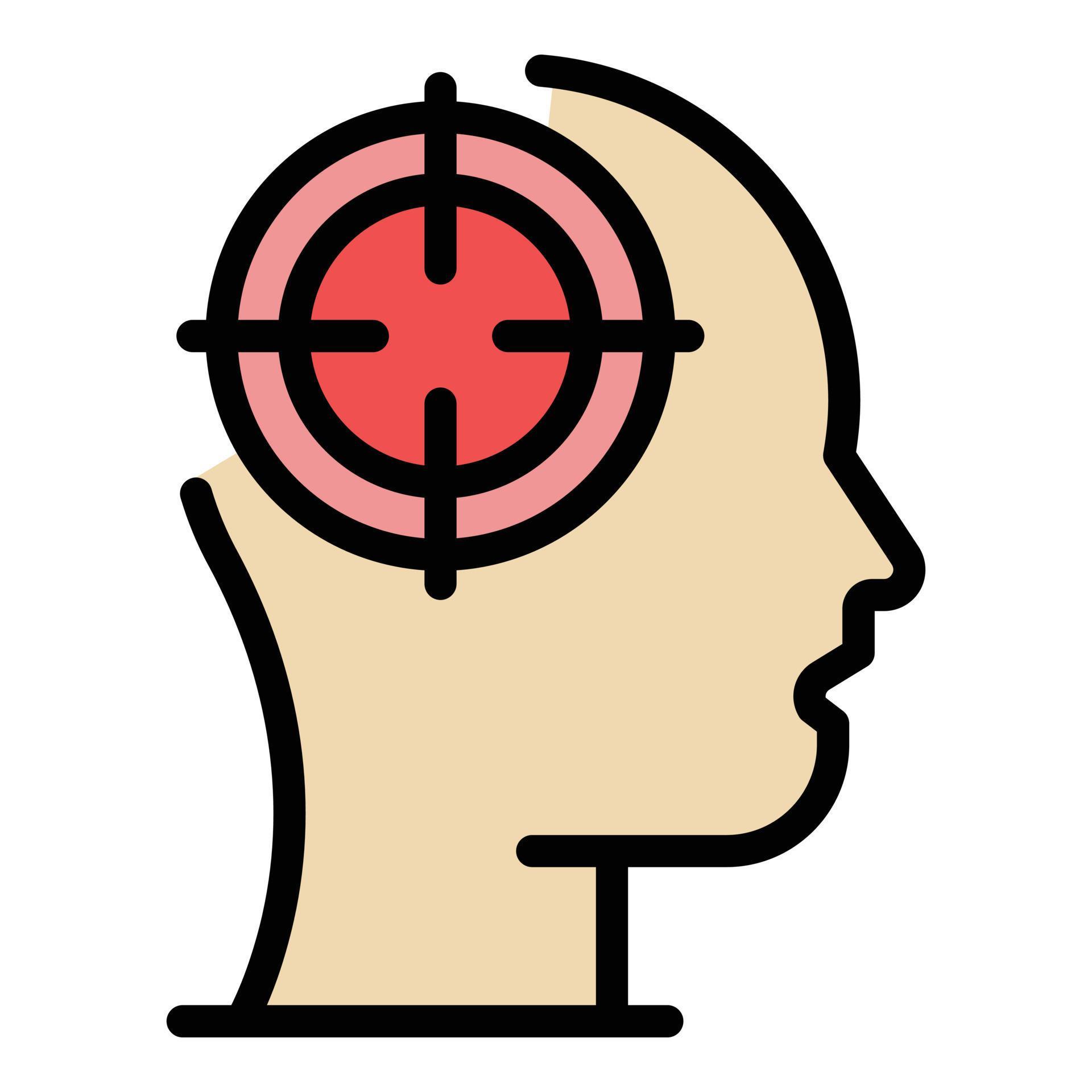 Head Task Target Icon Color Outline Vector 15141407 Vector Art At Vecteezy