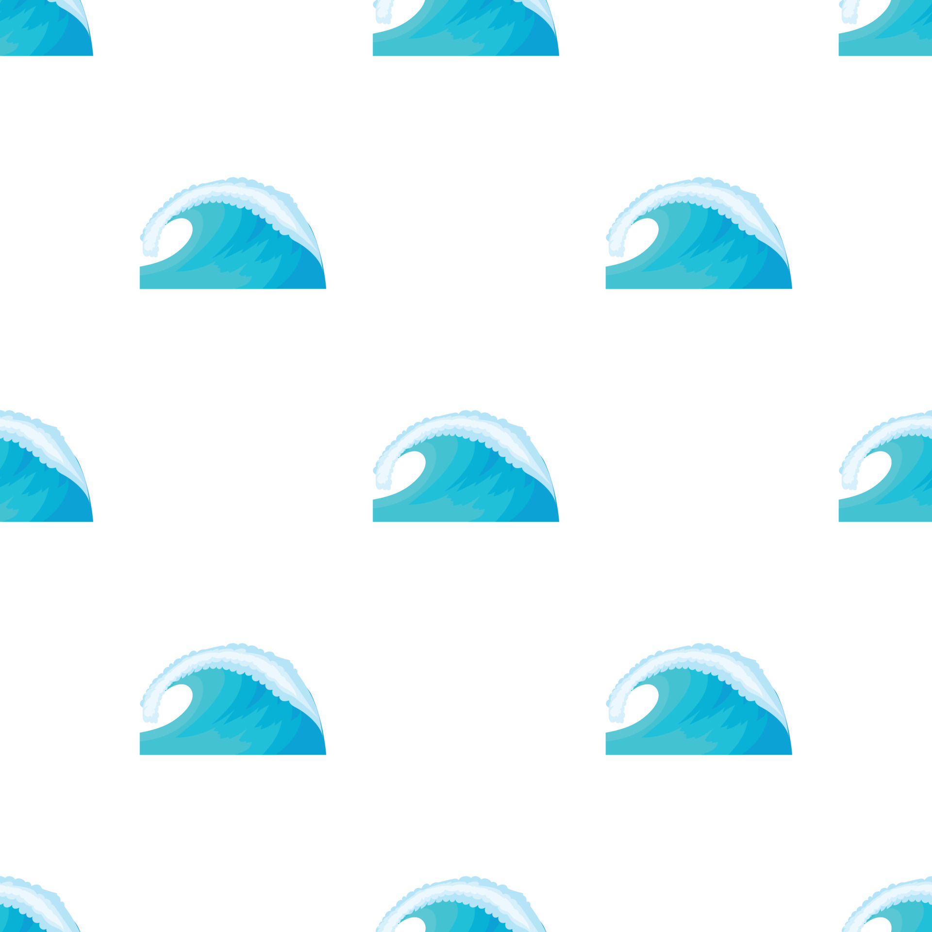 Water Wave pattern seamless vector 15141581 Vector Art at Vecteezy