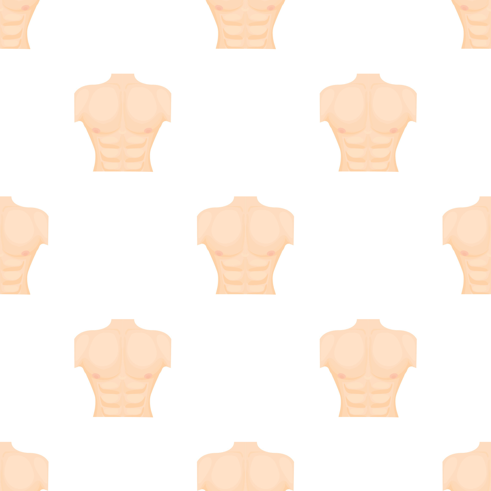 Human Chest Pattern Seamless Vector 15141603 Vector Art At Vecteezy
