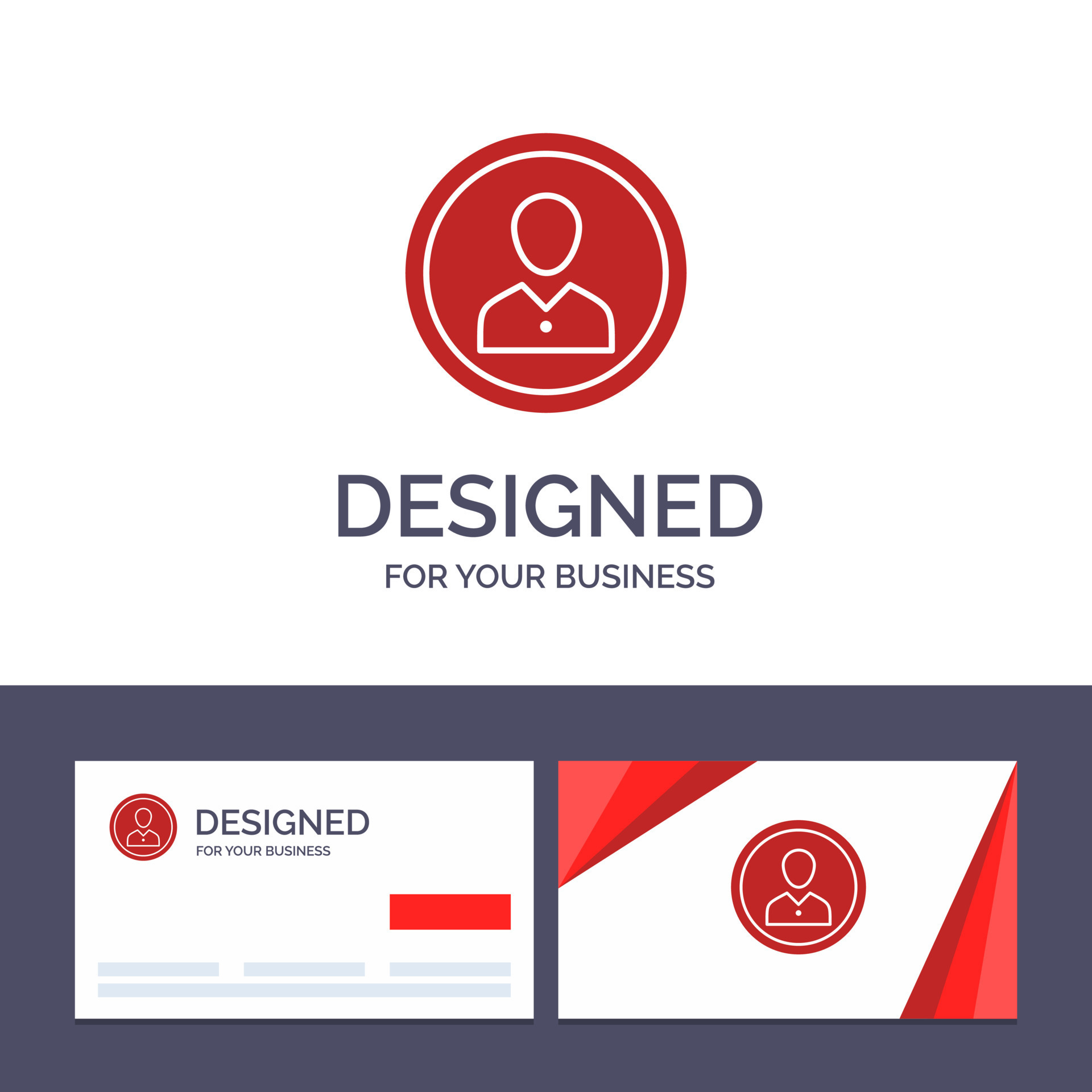 Creative Business Card and Logo template Avatar Human Man People Person ... Creative Business Card and Logo template Avatar Human Man People Person ...