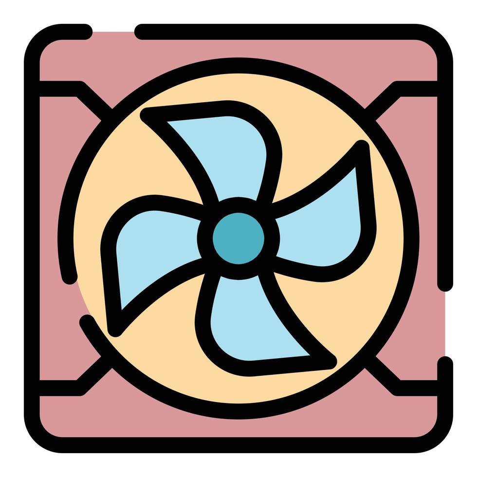 Exhaust fan icon color outline vector 15147349 Vector Art at Vecteezy Exhaust fan icon color outline vector 15147349 Vector Art at Vecteezy