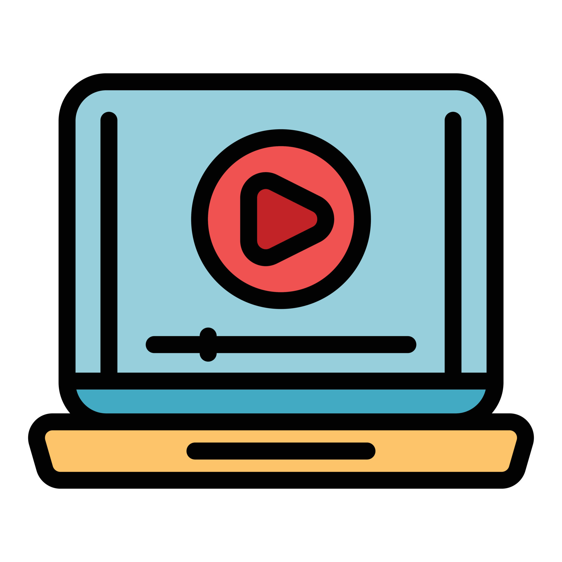 Video course icon color outline vector 15147748 Vector Art at Vecteezy