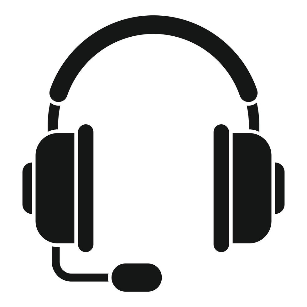 Headset support icon simple vector. Office service 15149343 Vector Art ... Headset support icon simple vector. Office service 15149343 Vector Art ...