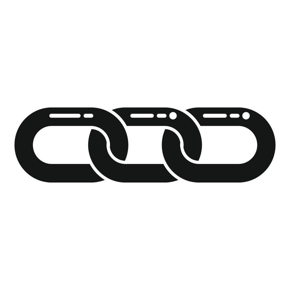 Chain connection icon simple vector. Internet system 15150246 Vector Art at Vecteezy