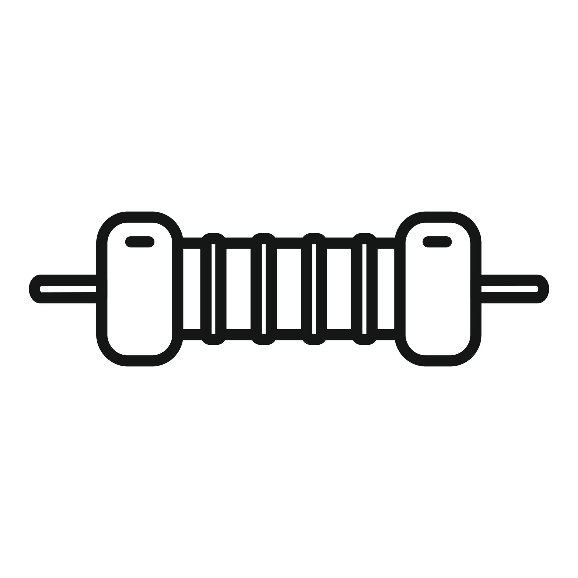 Circuit Resistor Icon Outline Vector Chip Capacitor 15150348 Vector Art At Vecteezy