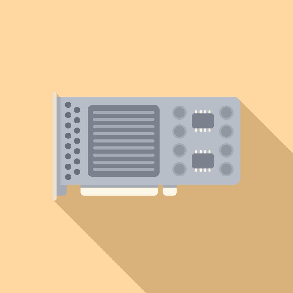 Gpu icon flat vector. Computer card 15150409 Vector Art at Vecteezy Gpu icon flat vector. Computer card 15150409 Vector Art at Vecteezy