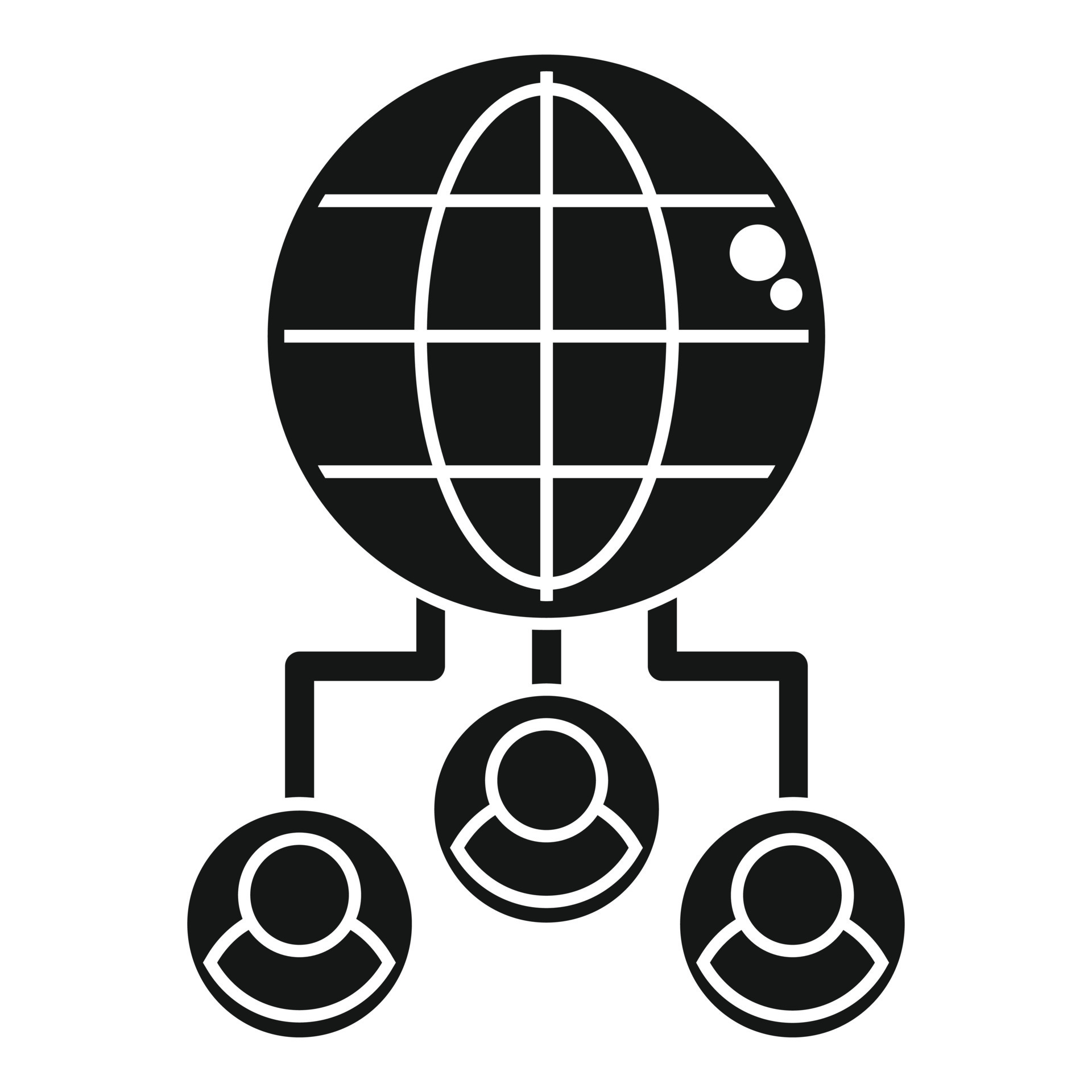 Global Customer Database Icon Simple Vector Crm Data 15152262 Vector Art At Vecteezy