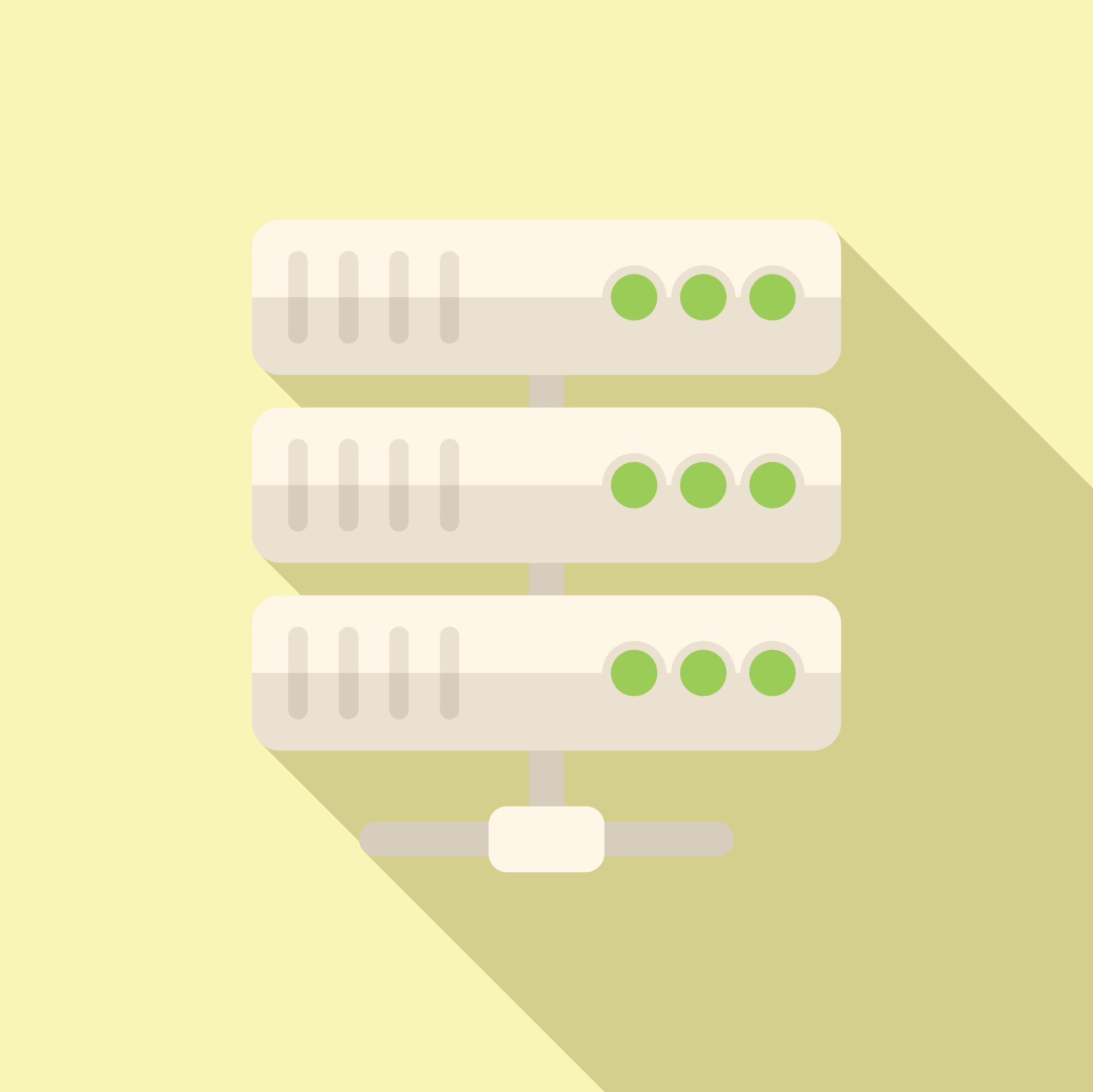 Server Chart Icon Flat Vector Crm Data 15152268 Vector Art At Vecteezy