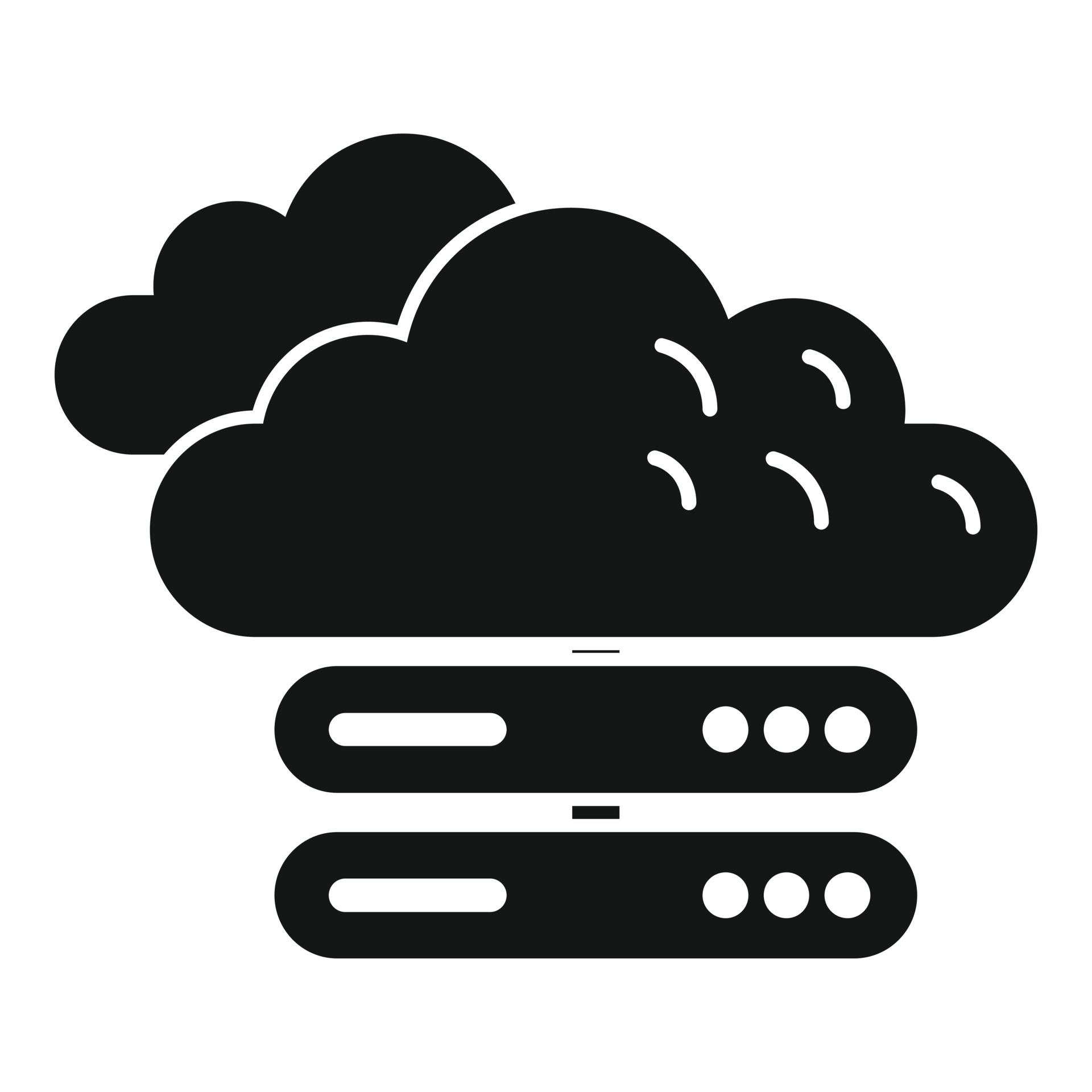 Cloud Data Icon Simple Vector Crm Database 15152324 Vector Art At Vecteezy