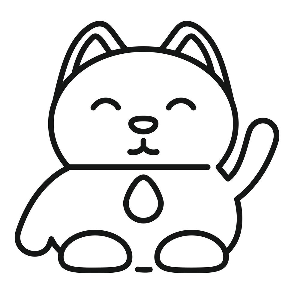 Maneki lucky cat icon outline vector. Japan fortune 15152445 Vector Art ... Maneki lucky cat icon outline vector. Japan fortune 15152445 Vector Art ...