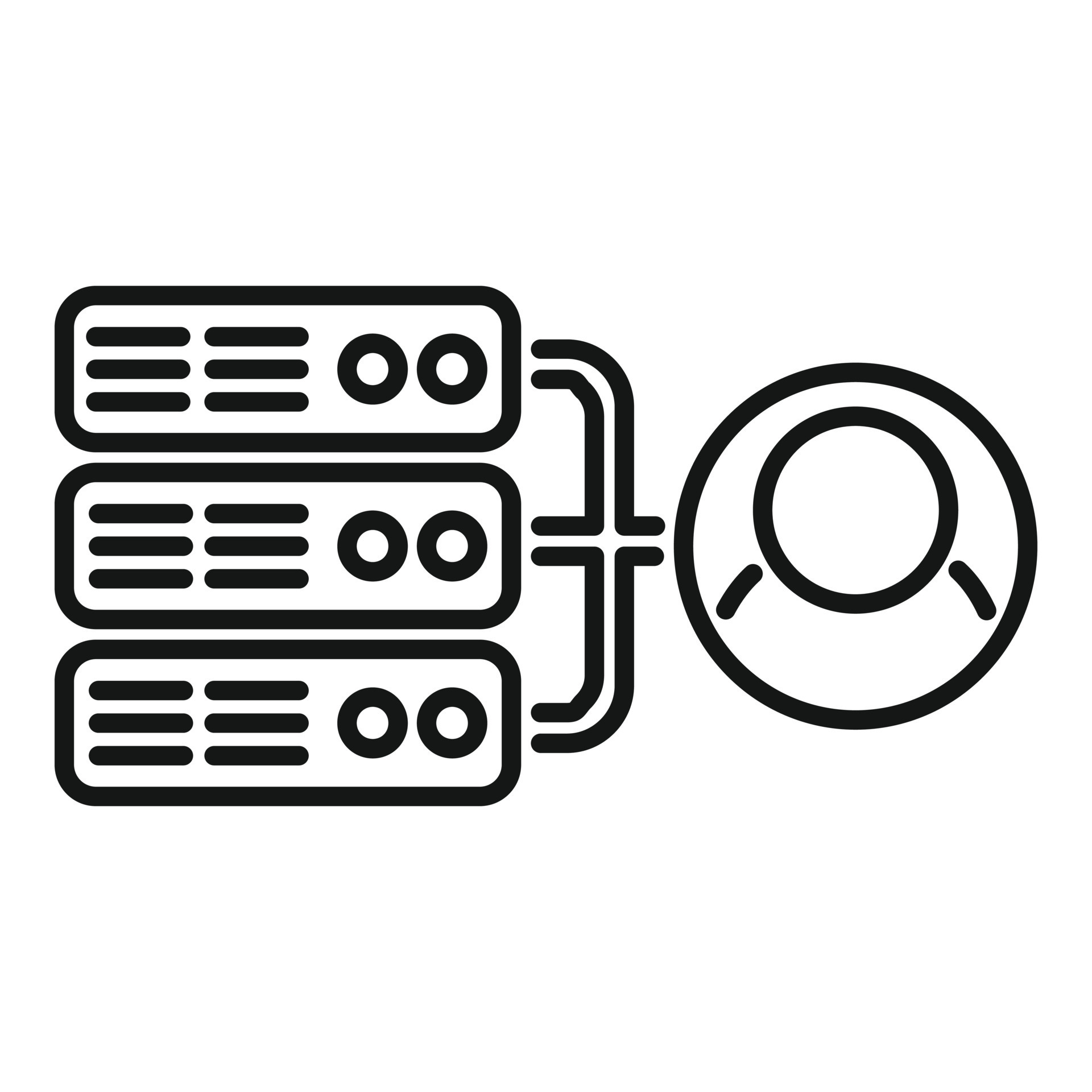 Server client icon outline vector. Platform system 15153843 Vector Art ...