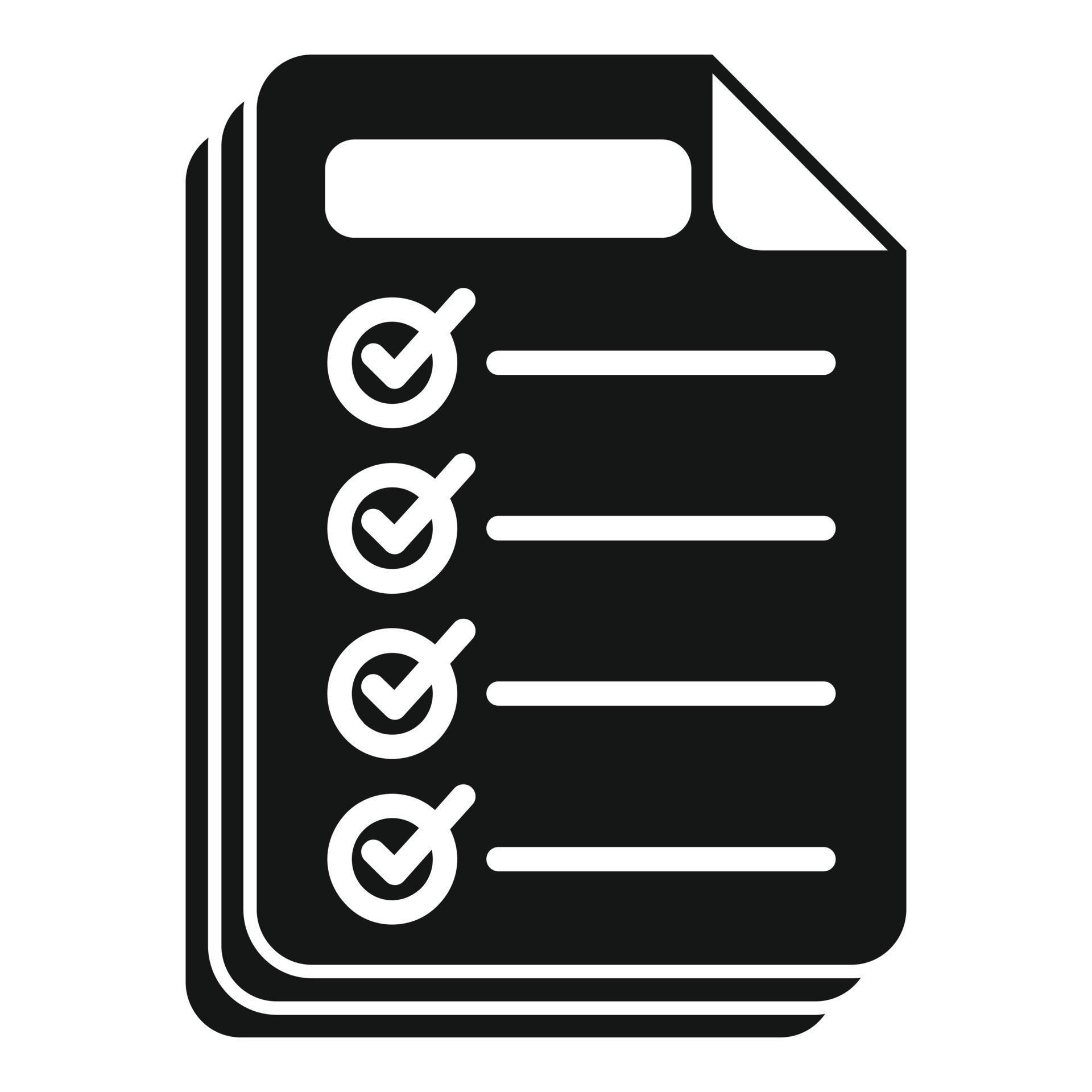 To do list icon simple vector. Expert standard 15154765 Vector Art at ...