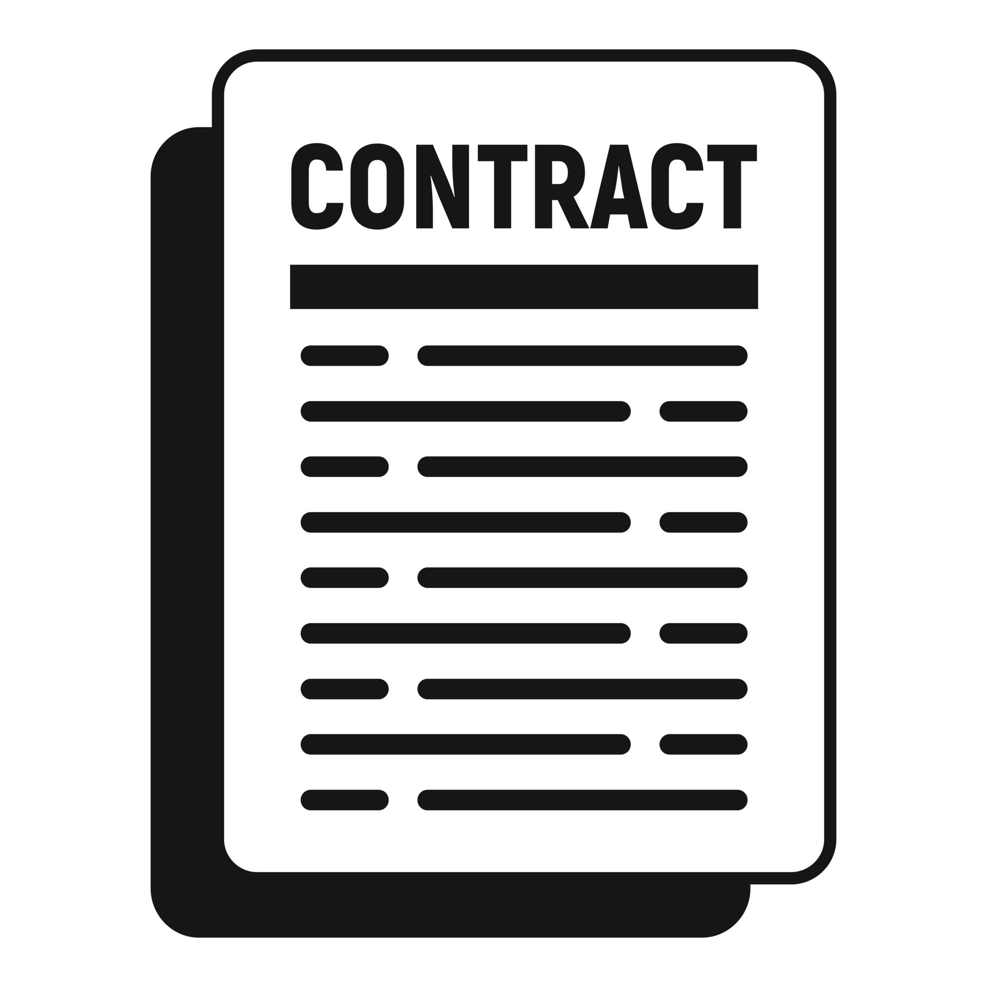 Seller Contract Icon Simple Vector Agent Service 15155223 Vector Art At Vecteezy