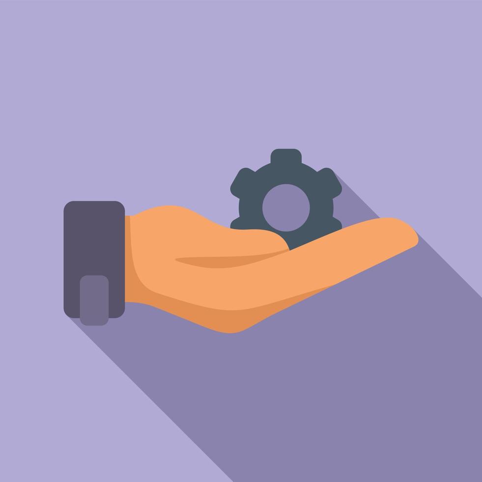 Keep gear hand icon flat vector. Problem solution 15156712 Vector Art ... Keep gear hand icon flat vector. Problem solution 15156712 Vector Art ...