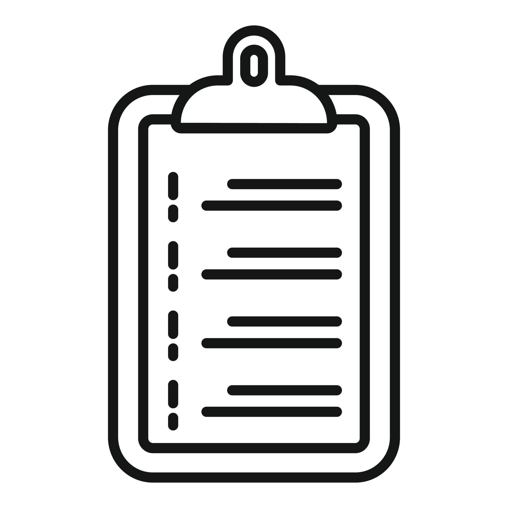 Work Clipboard Icon Outline Vector Business Solution 15156737 Vector