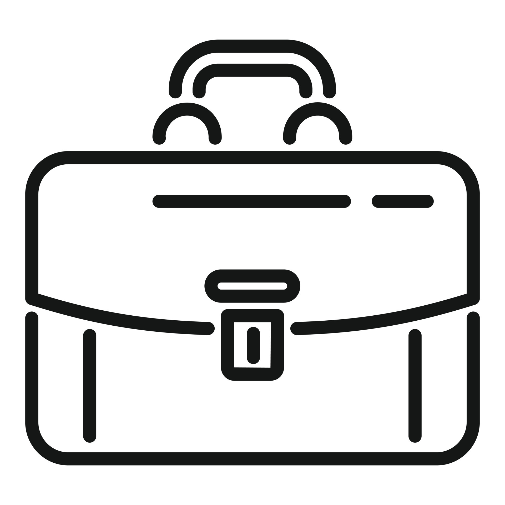 Work Briefcase Icon Outline Vector Case Bag 15157131 Vector Art At