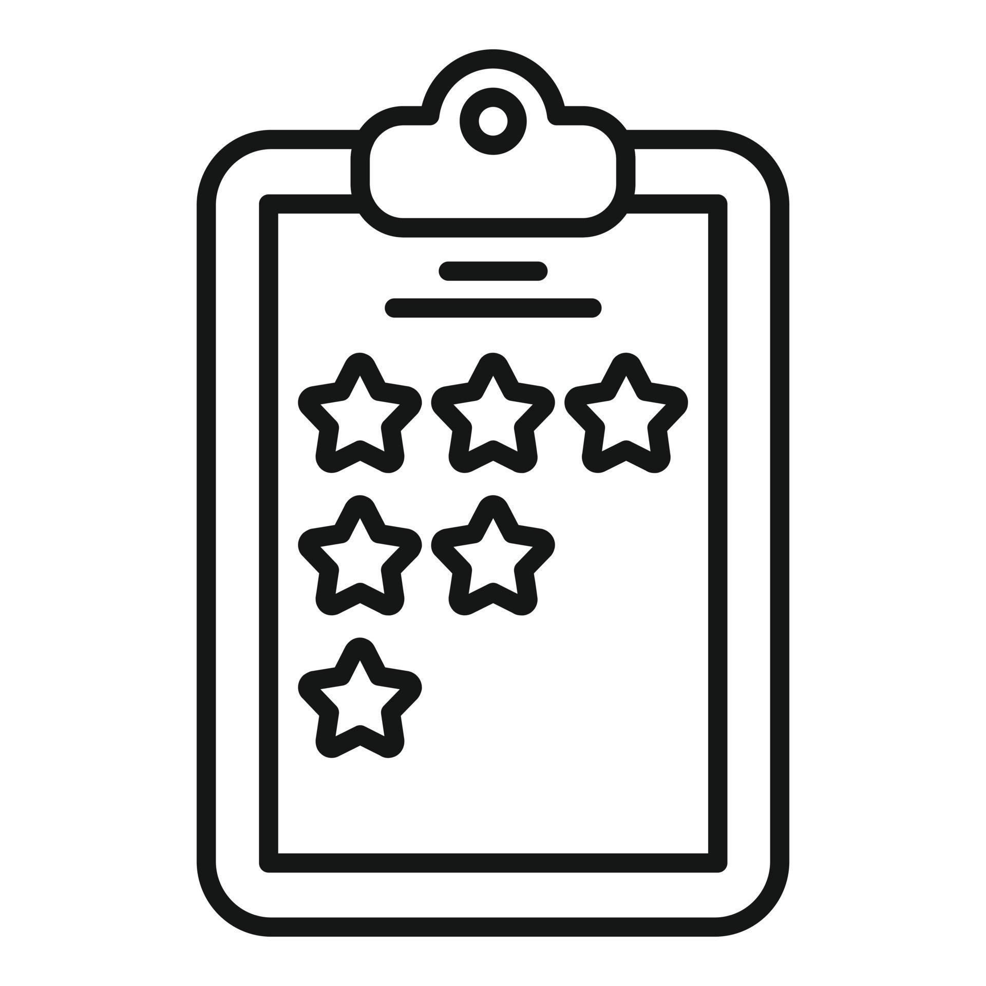 Rate Review Clipboard Icon Outline Vector Customer Trust 15157391