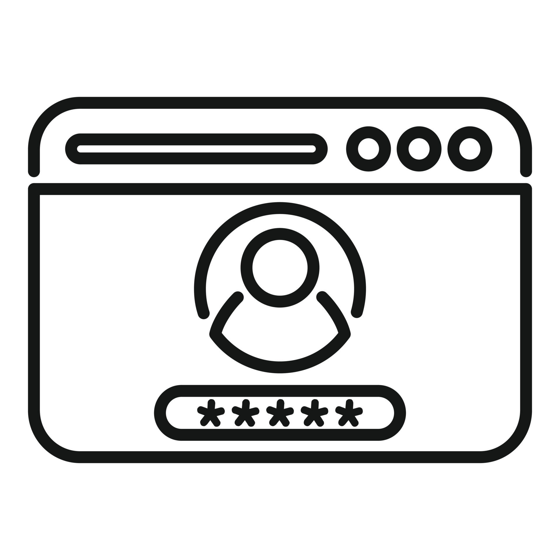 Page Log Password Icon Outline Vector Web Account 15157733 Vector Art At Vecteezy