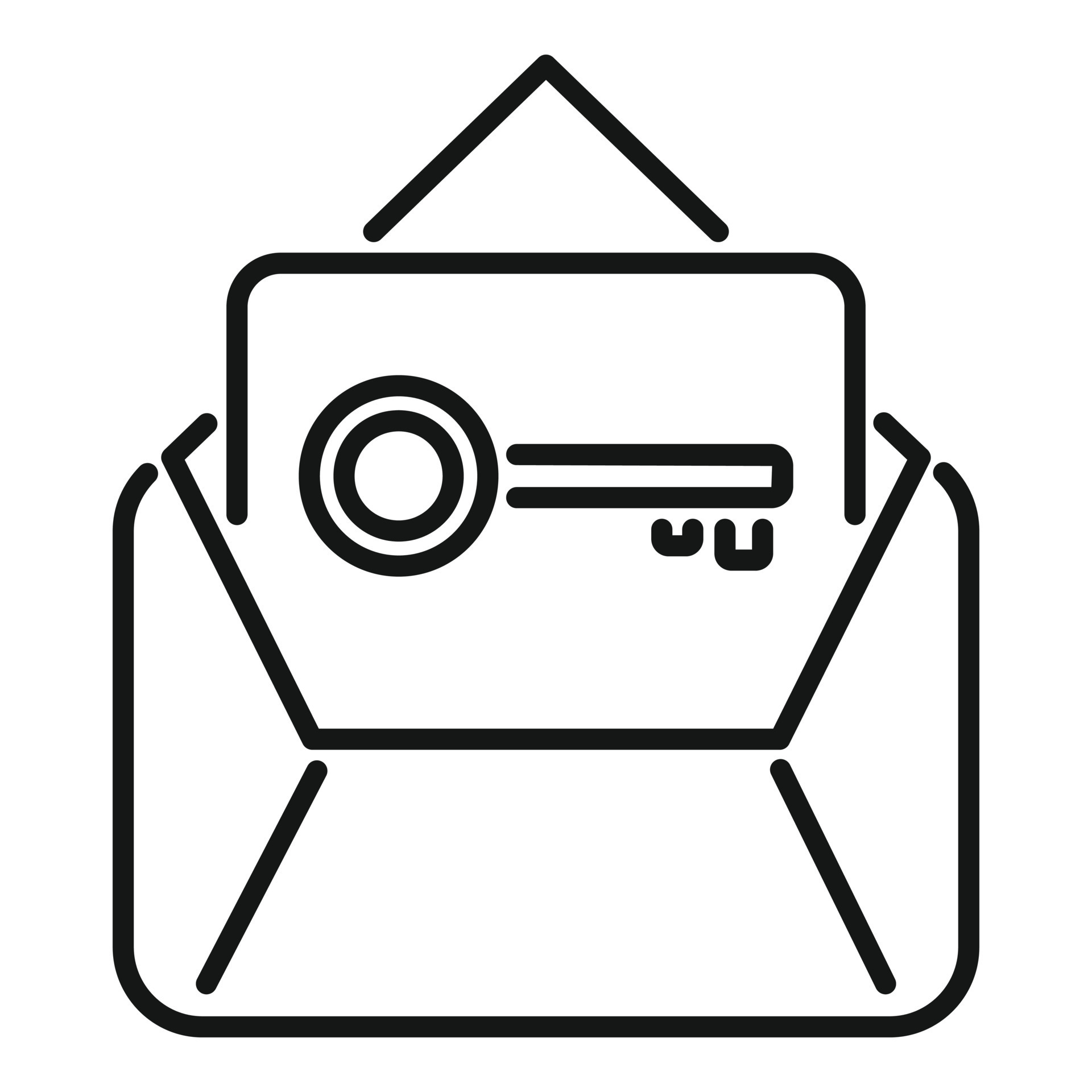 Mail Password Recovery Icon Outline Vector Cyber Security 15157734