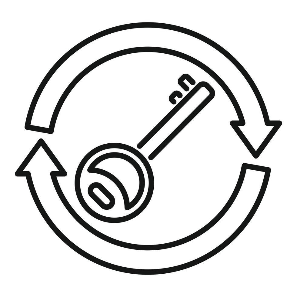 Key Password Recovery Icon Outline Vector Web Account 15157779 Vector Art At Vecteezy