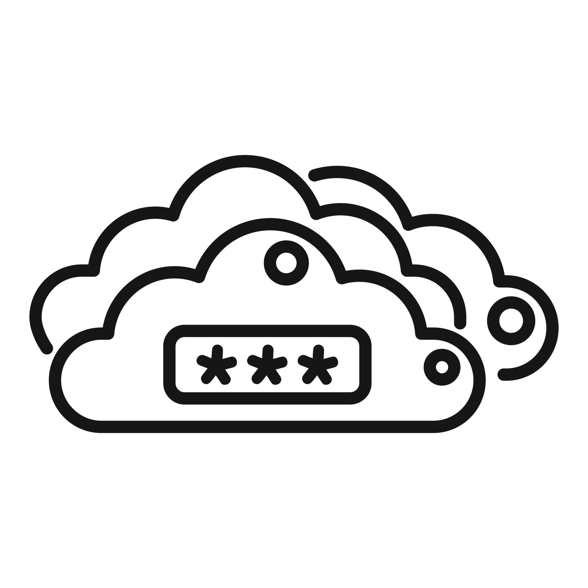 Data Cloud Password Recovery Icon Outline Vector Page Log 15157818