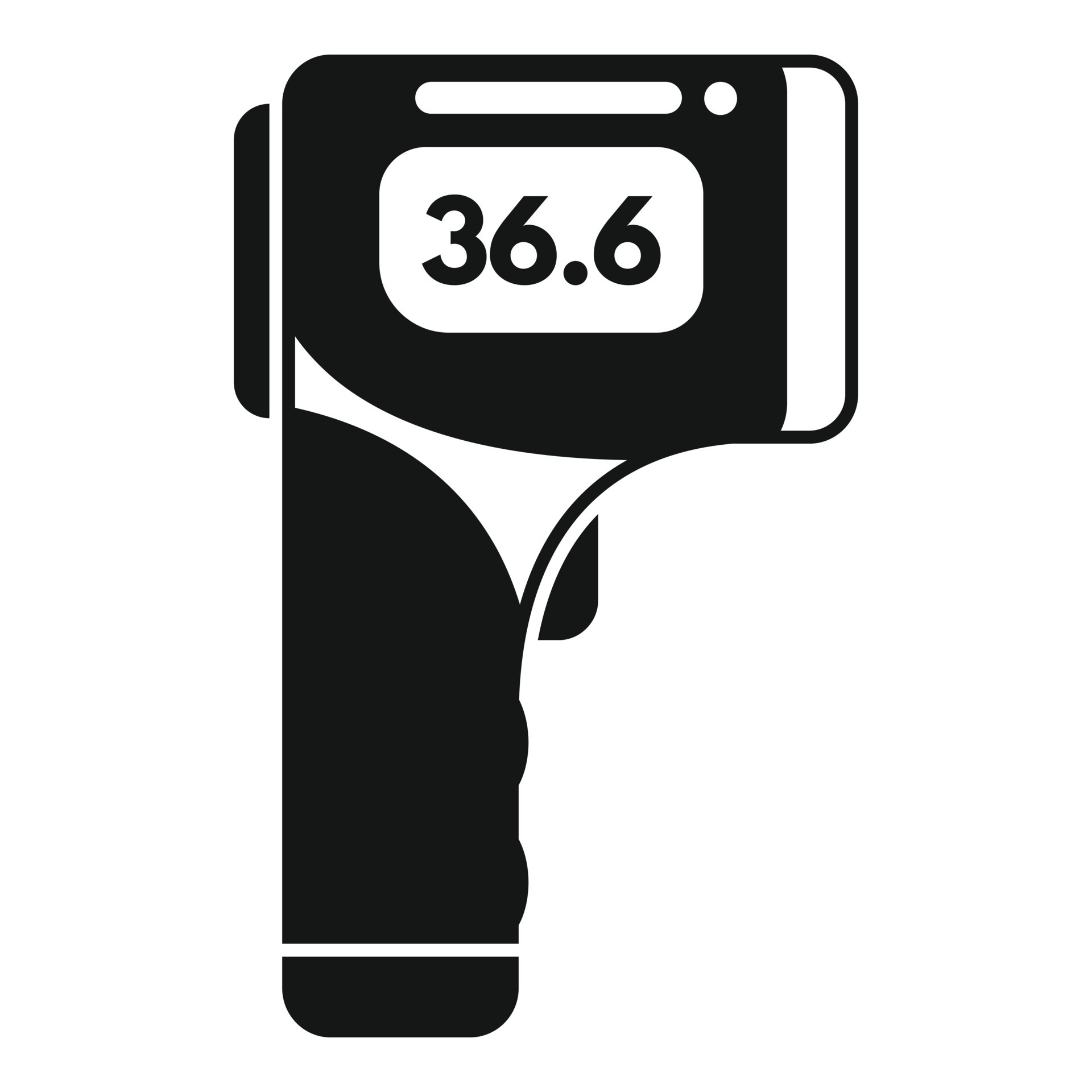 Gun Thermometer Icon Simple Vector Laser Sensor 15157910 Vector Art At