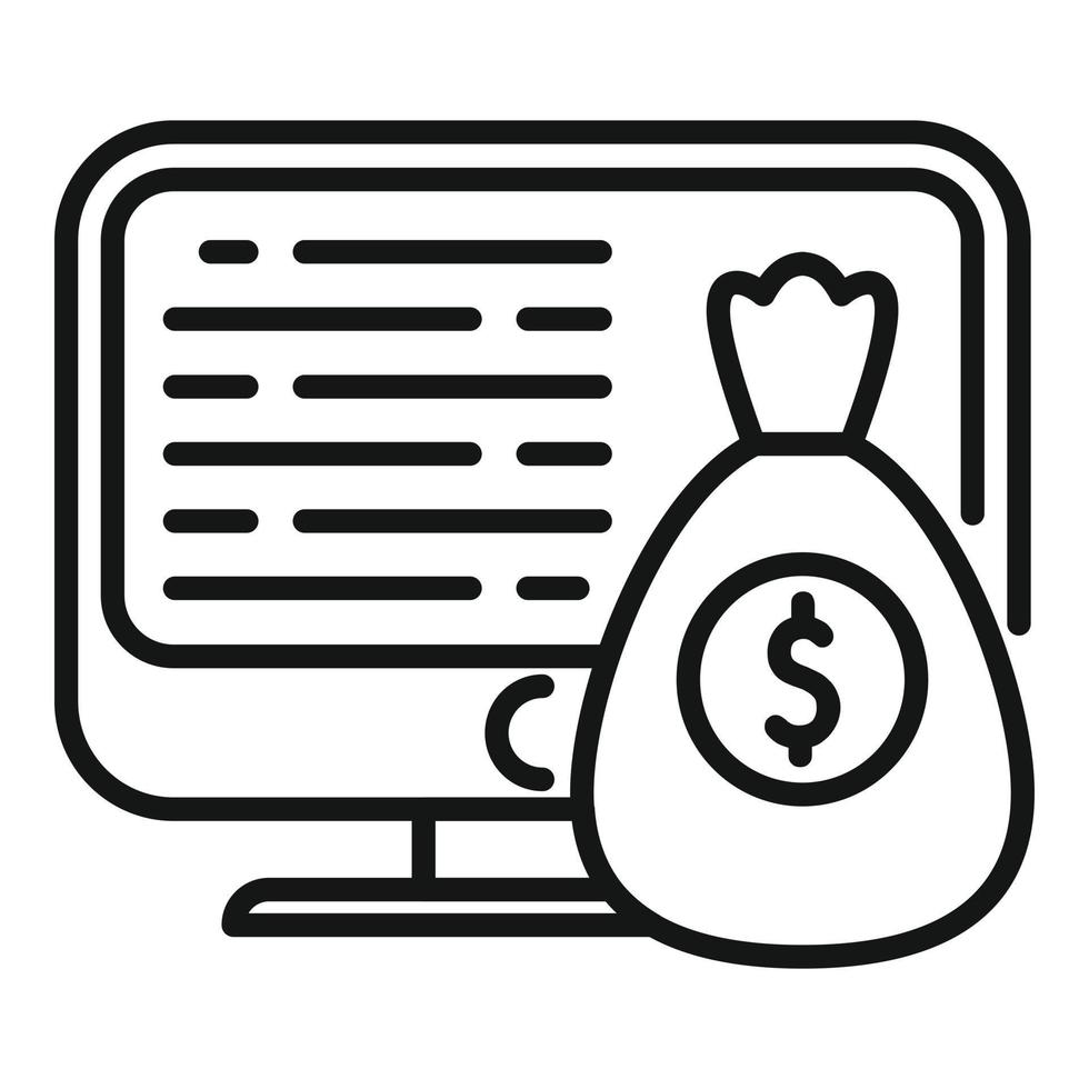 Online profit icon outline vector. Monetize strategy 15158099 Vector ... Online profit icon outline vector. Monetize strategy 15158099 Vector ...