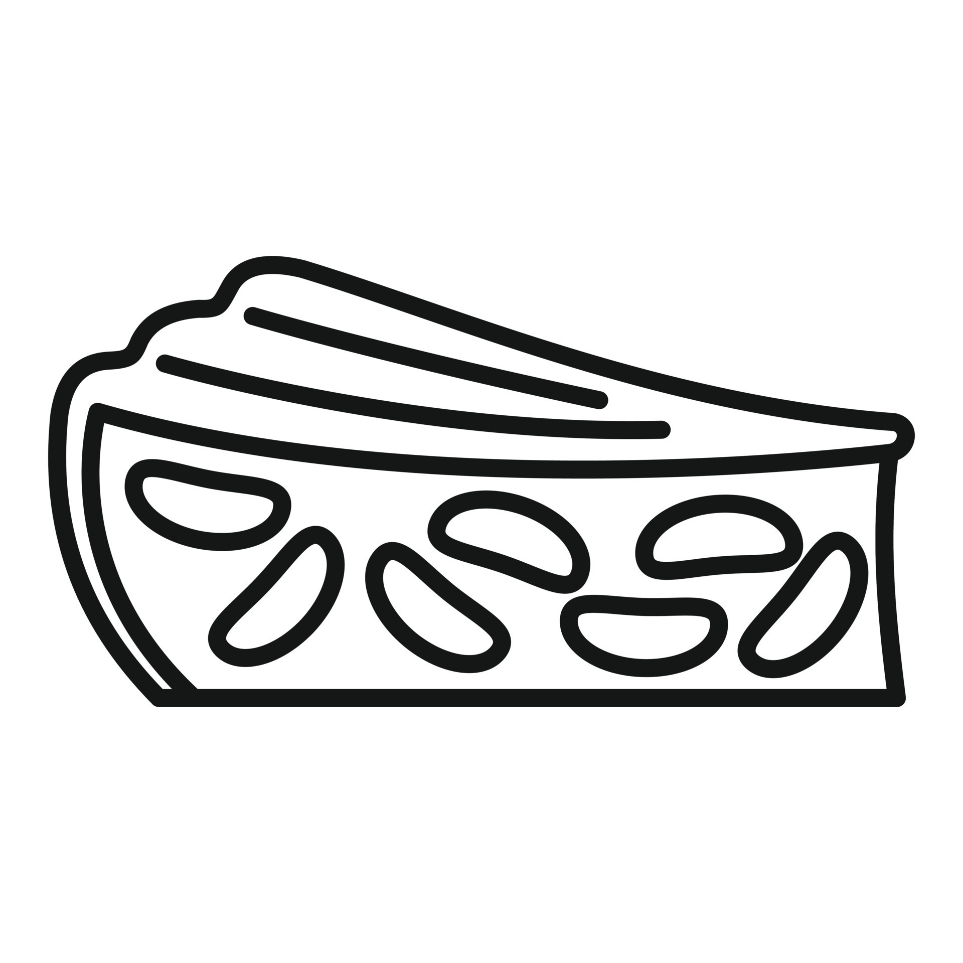 Sweet Apple Pie Icon Outline Vector Dessert Cake 15159288 Vector Art At Vecteezy