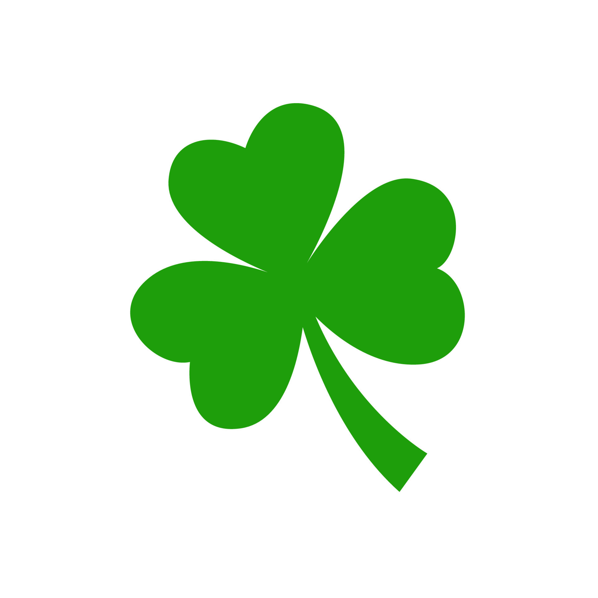 Clover leaf vector isolated on white background 15159442 Vector Art at Vecteezy