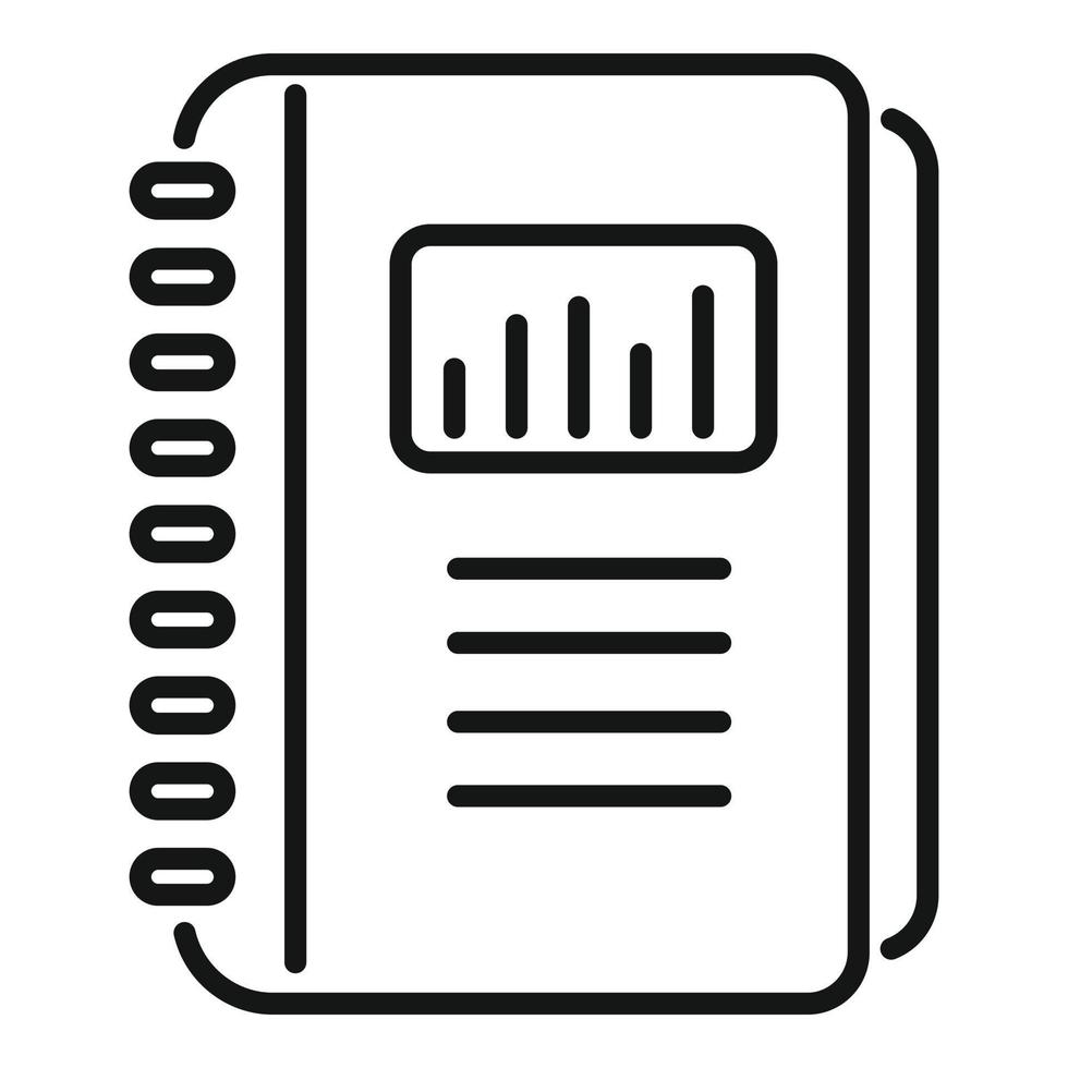 Report Icon Outline Vector Business Document 15160184 Vector Art At
