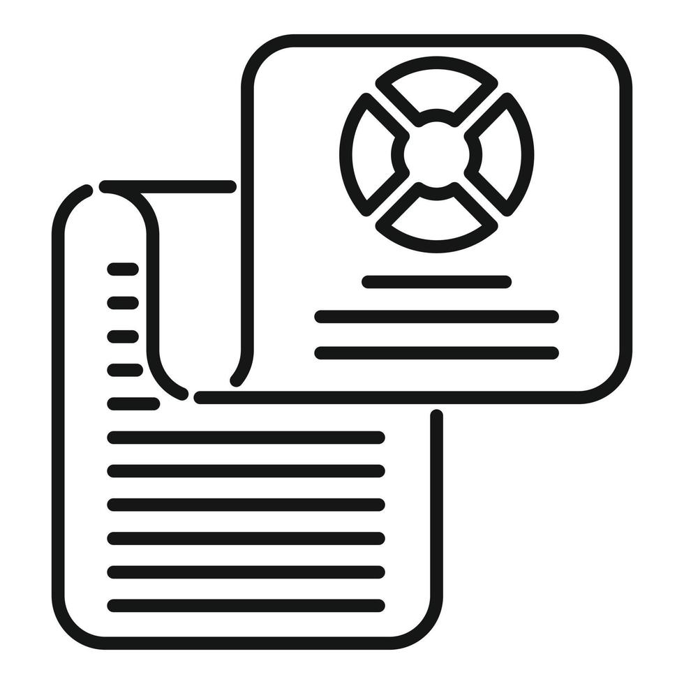 Graph paper report icon outline vector. Finance market 15160268 Vector ... Graph paper report icon outline vector. Finance market 15160268 Vector ...