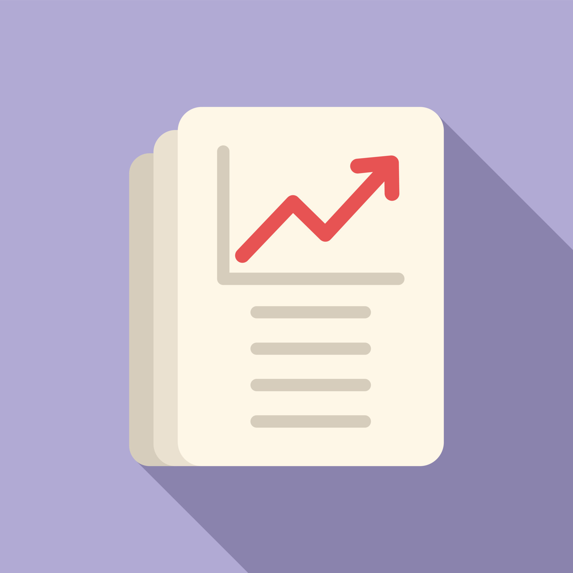 Data File Graph Icon Flat Vector Document Report 15160292 Vector Art