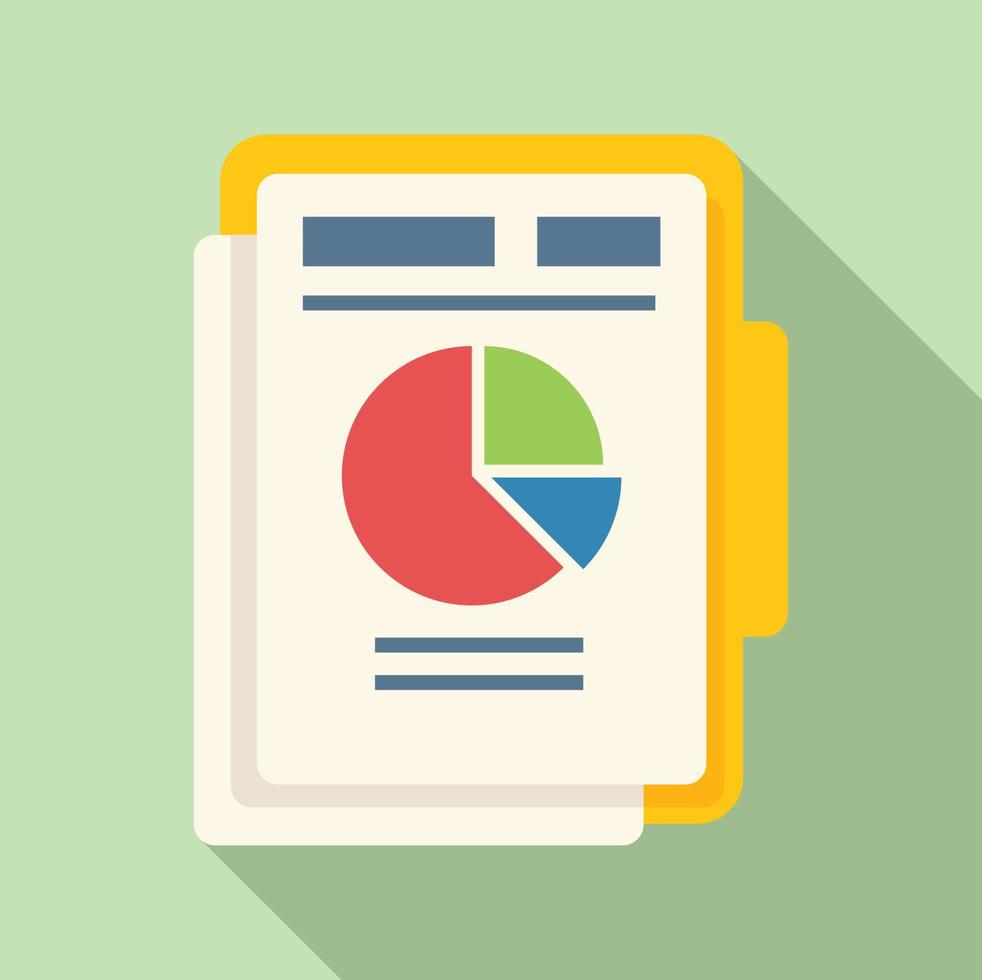 Report folder icon flat vector. Analysis document 15160325 Vector Art ... Report folder icon flat vector. Analysis document 15160325 Vector Art ...