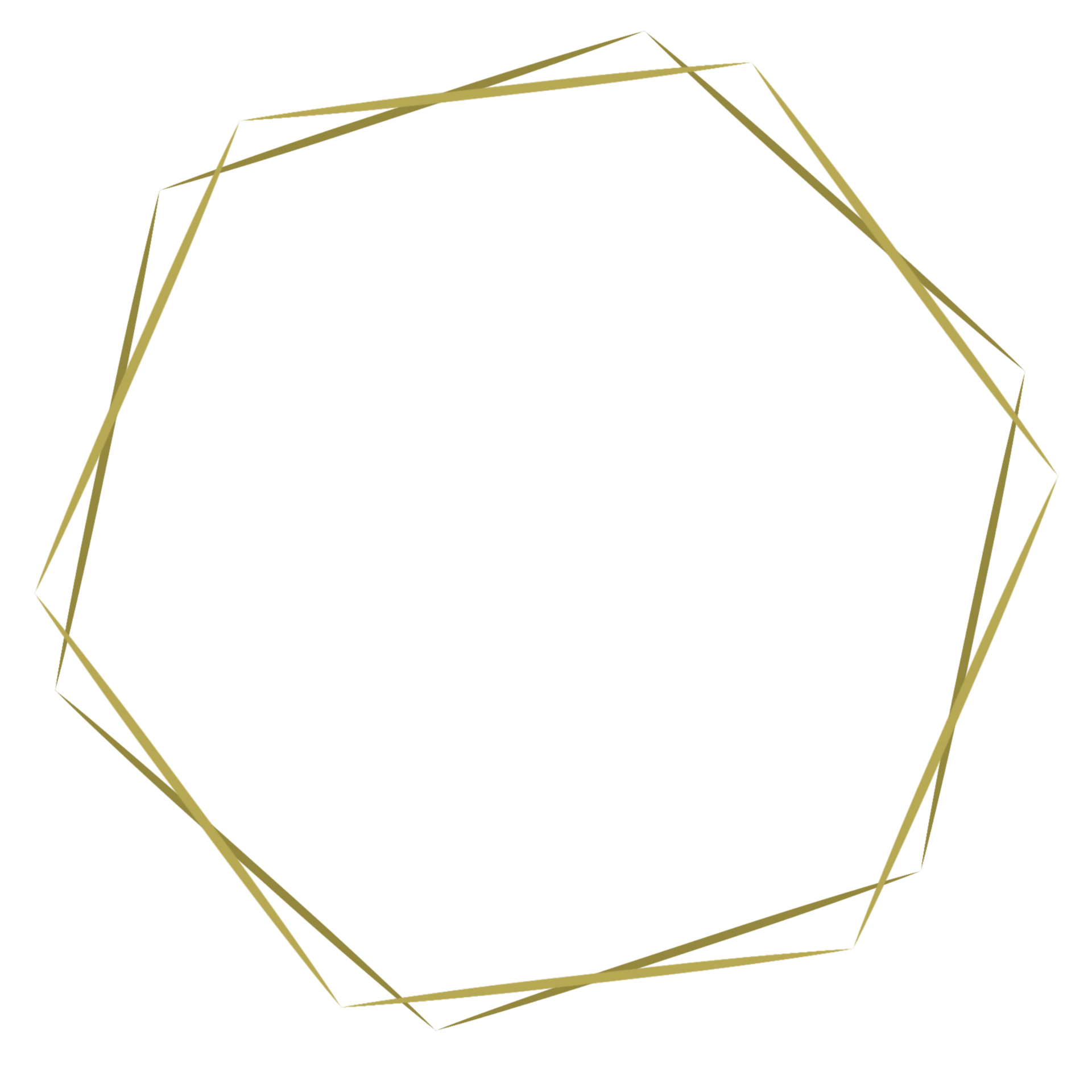 marco dorado hexagonal 15166068 PNG marco dorado hexagonal 15166068 PNG