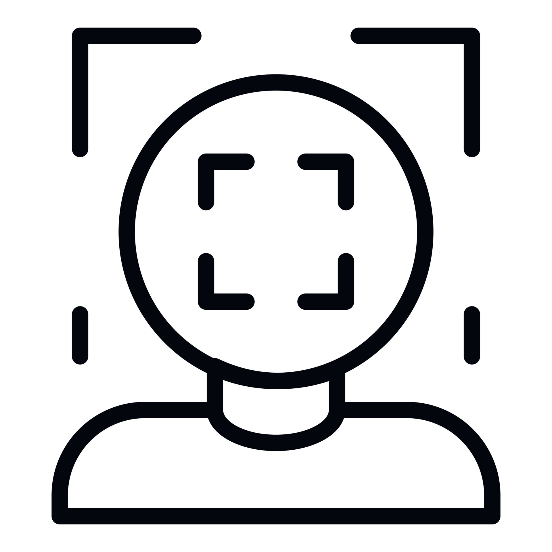 Face Recognition Frame Icon Outline Style 15175096 Vector Art At Vecteezy