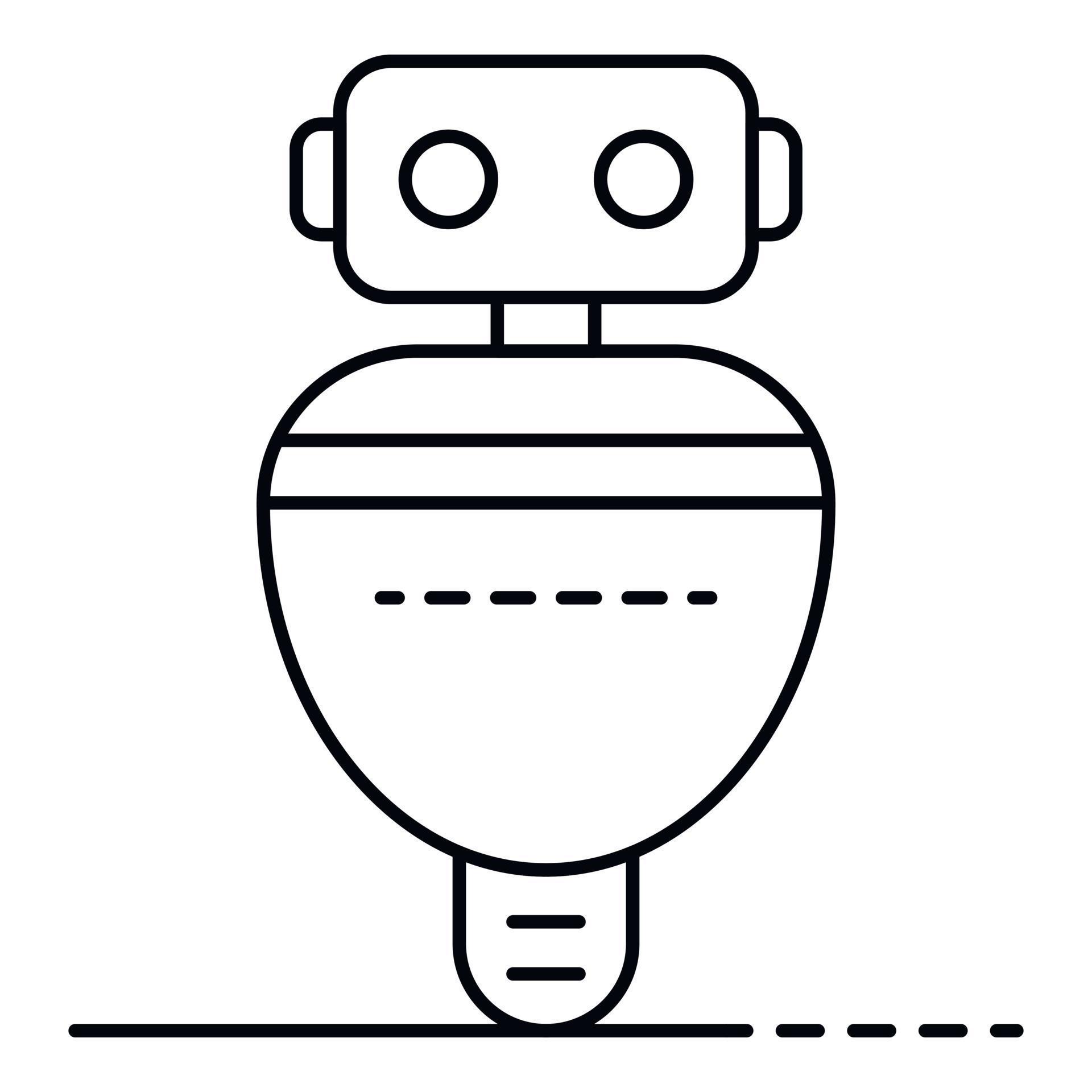 Digital Robot Icon Outline Style 15175614 Vector Art At Vecteezy