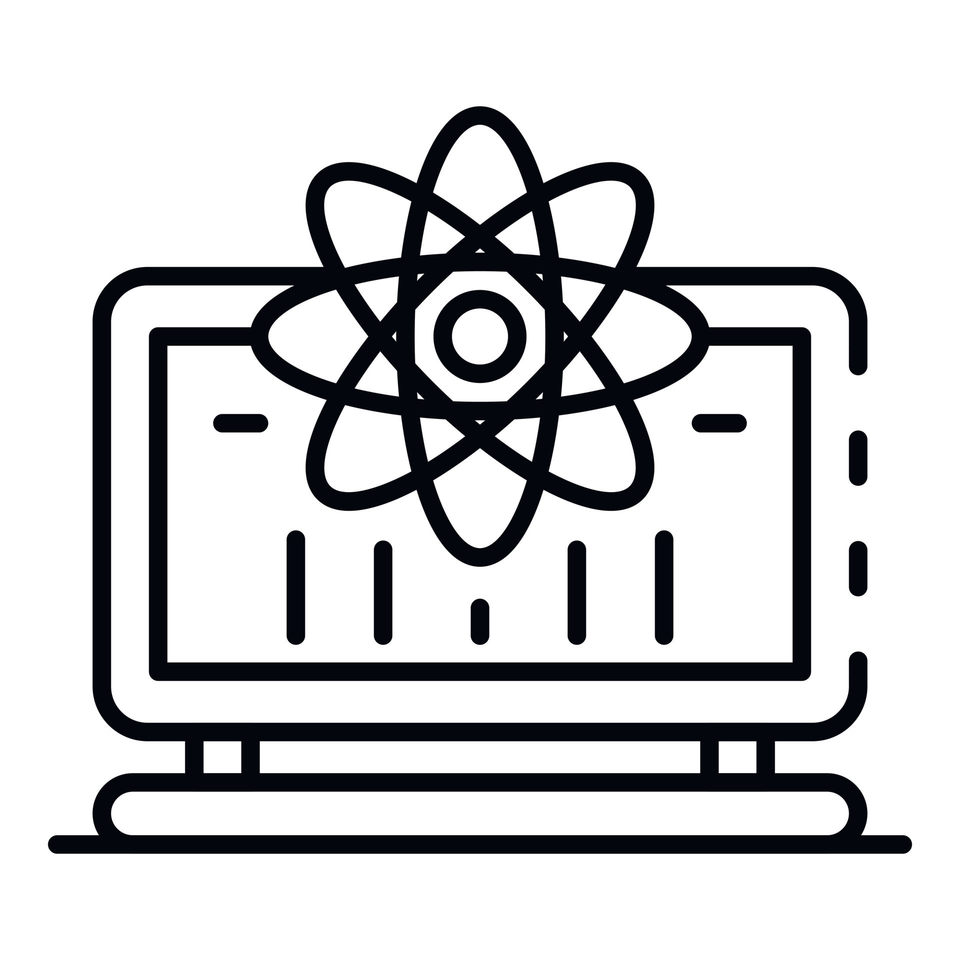 Computer learning icon, outline style 15179033 Vector Art at Vecteezy