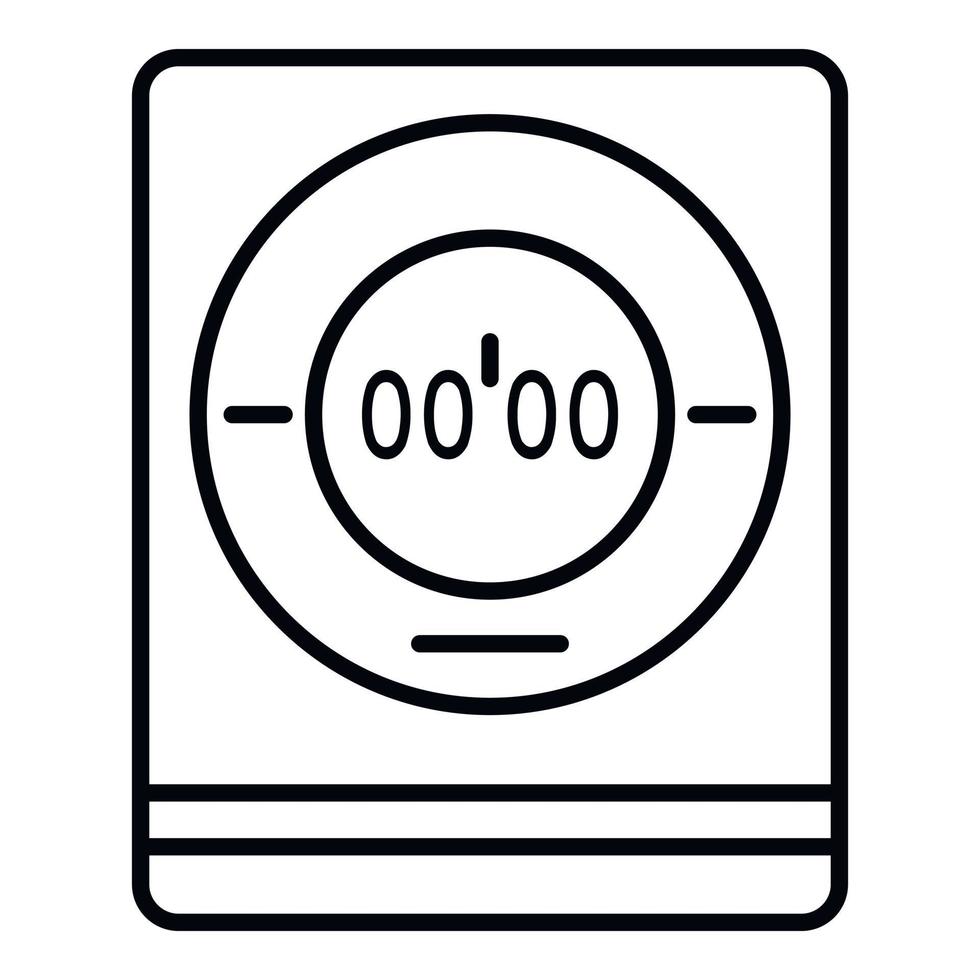 Modern Digital Timer Icon Outline Style 15179330 Vector Art At Vecteezy