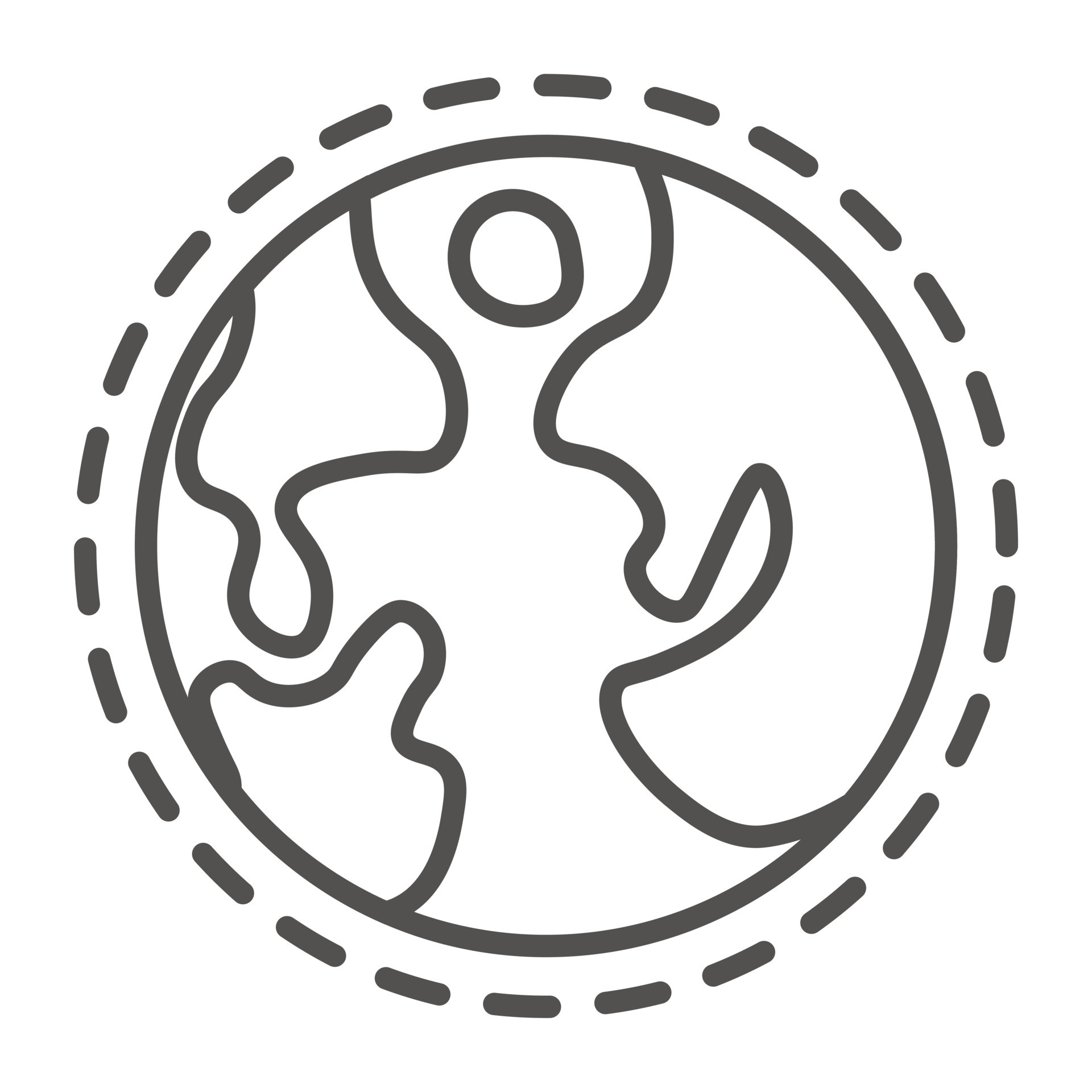 Earth planet icon, outline style 15179343 Vector Art at Vecteezy