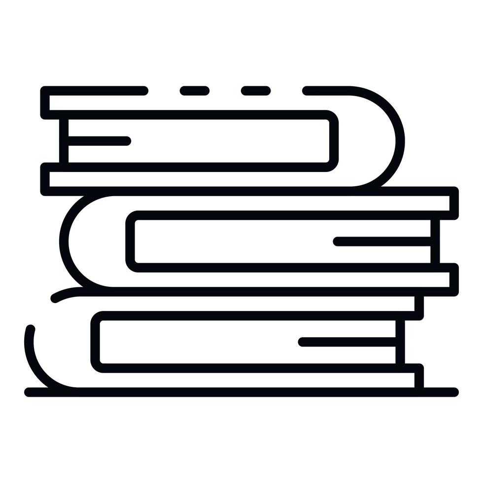 Book stack icon, outline style 15181002 Vector Art at Vecteezy Book stack icon, outline style 15181002 Vector Art at Vecteezy