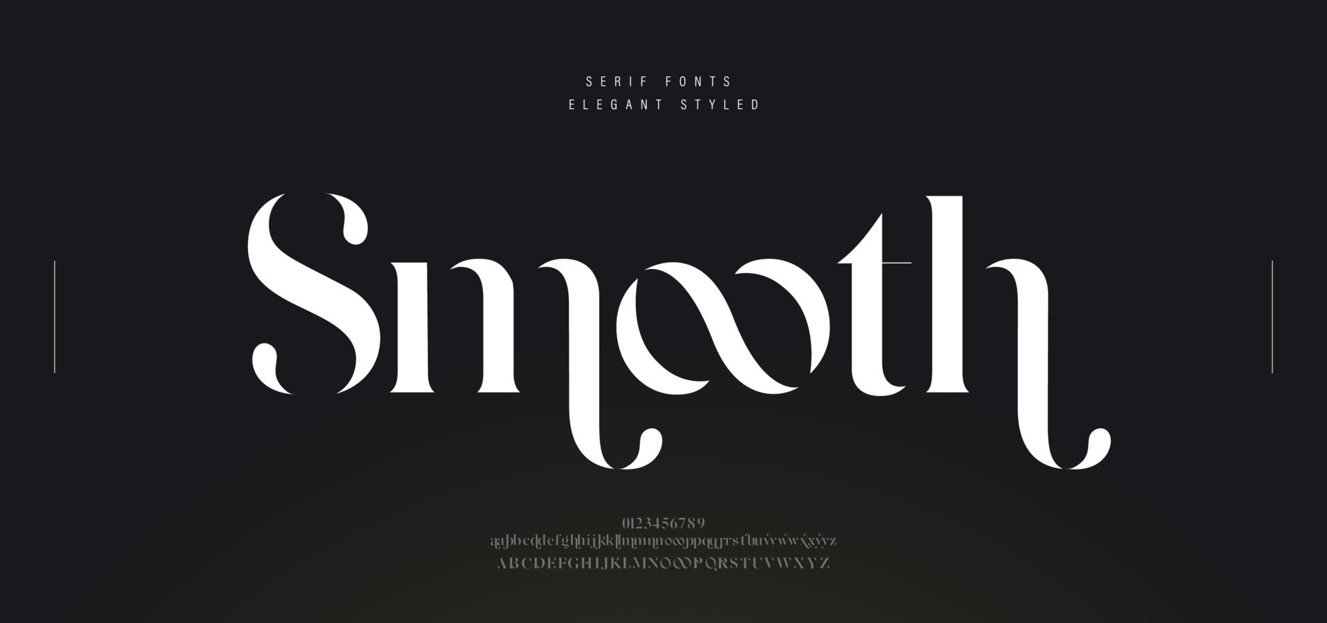 Luxury Alphabet Letters Font Classic Lettering Minimal Fashion Designs