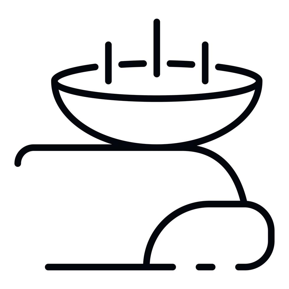 Contact Lens On Finger Icon Outline Style 15181679 Vector Art At Vecteezy