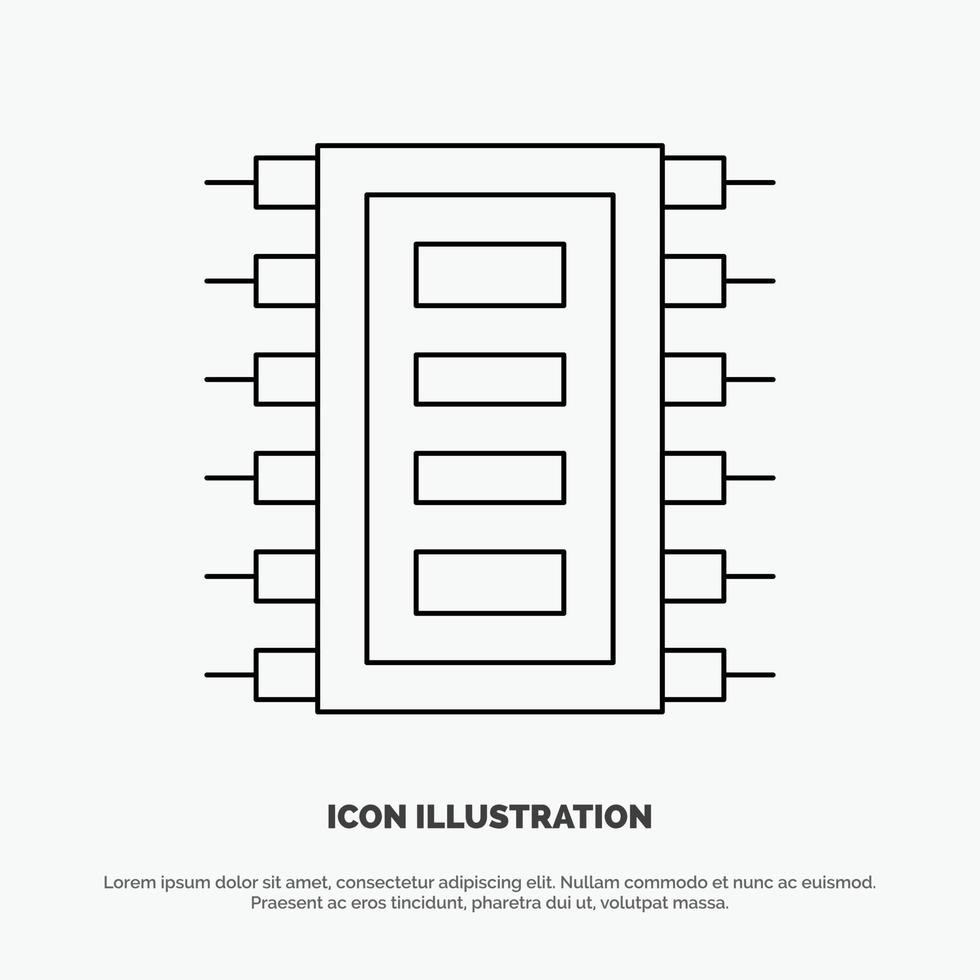 Tech Hardware Chip Computer Connect Line Icon Vector 15182680 Vector ... Tech Hardware Chip Computer Connect Line Icon Vector 15182680 Vector ...