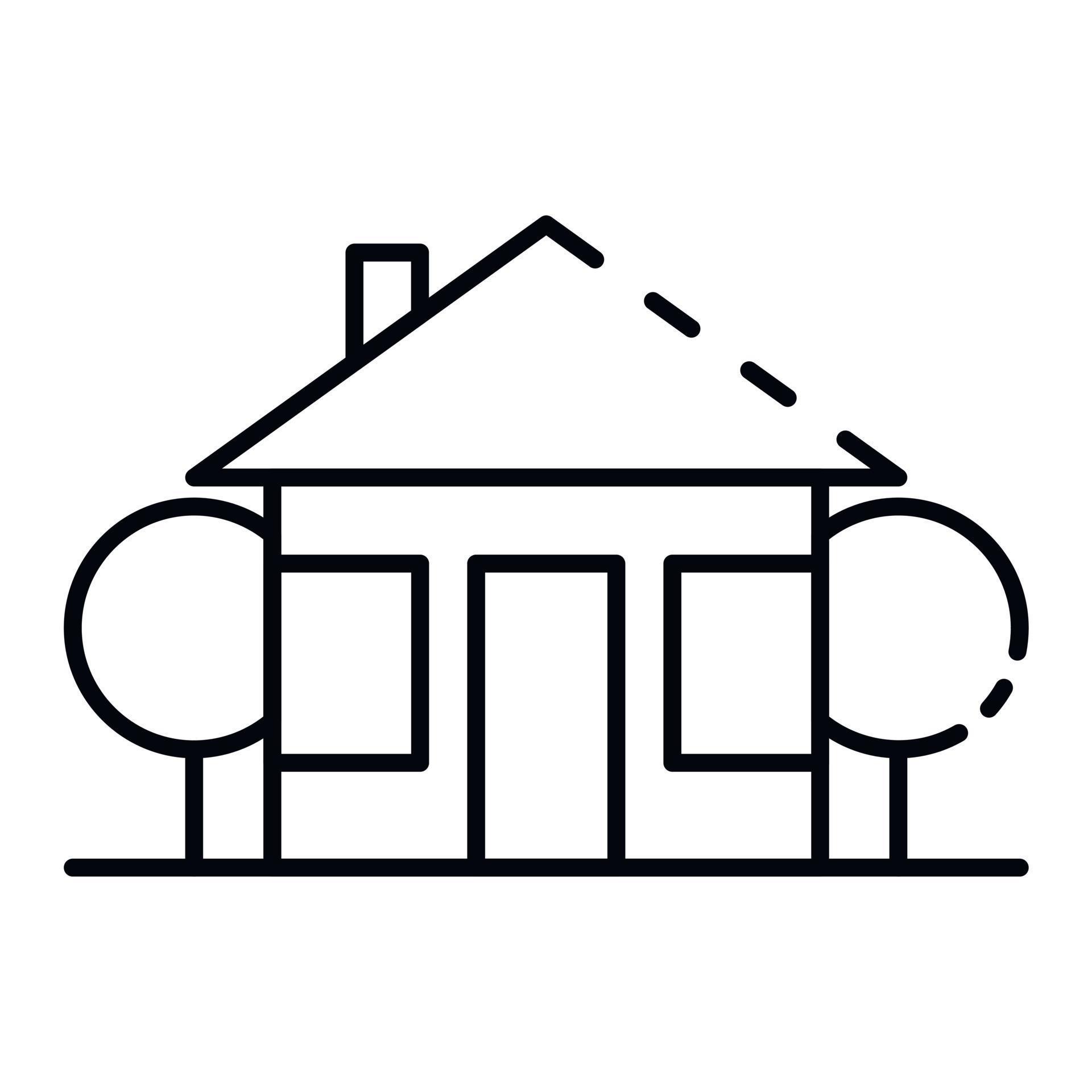 Urban House Icon Outline Style 15182786 Vector Art At Vecteezy