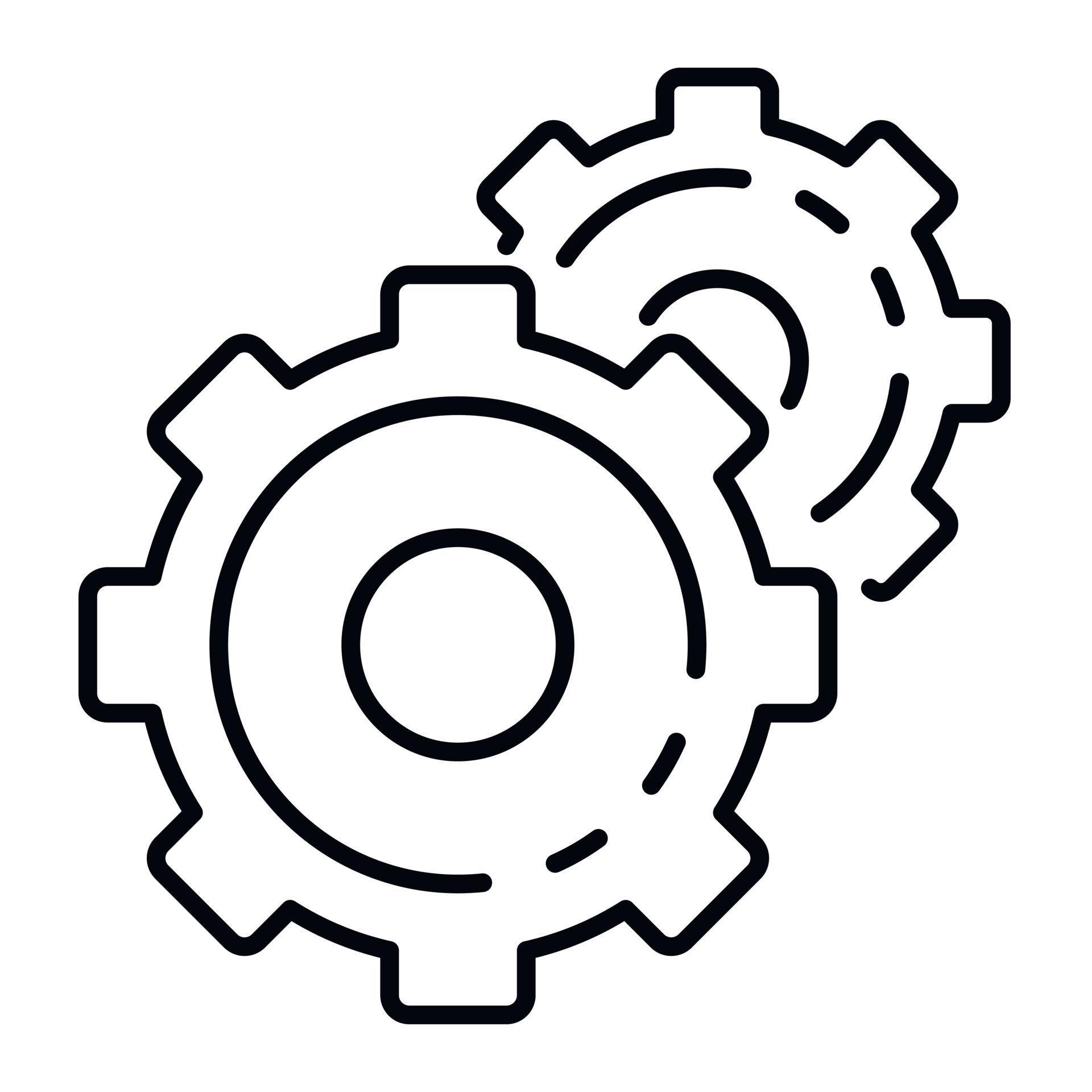 Cog Wheel Icon Outline Style 15182923 Vector Art At Vecteezy