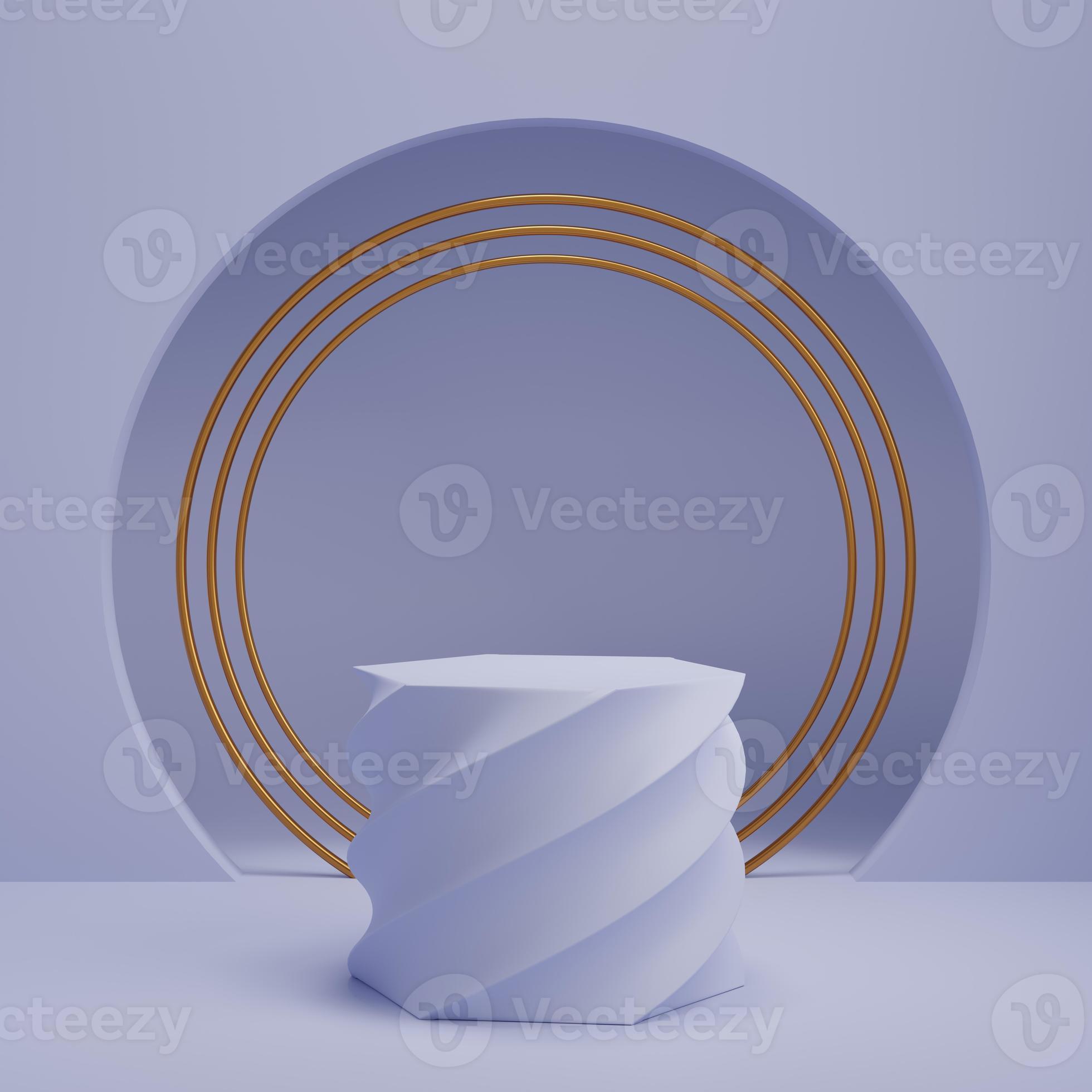 3d rendering display product abstract minimal scene with geometric ...