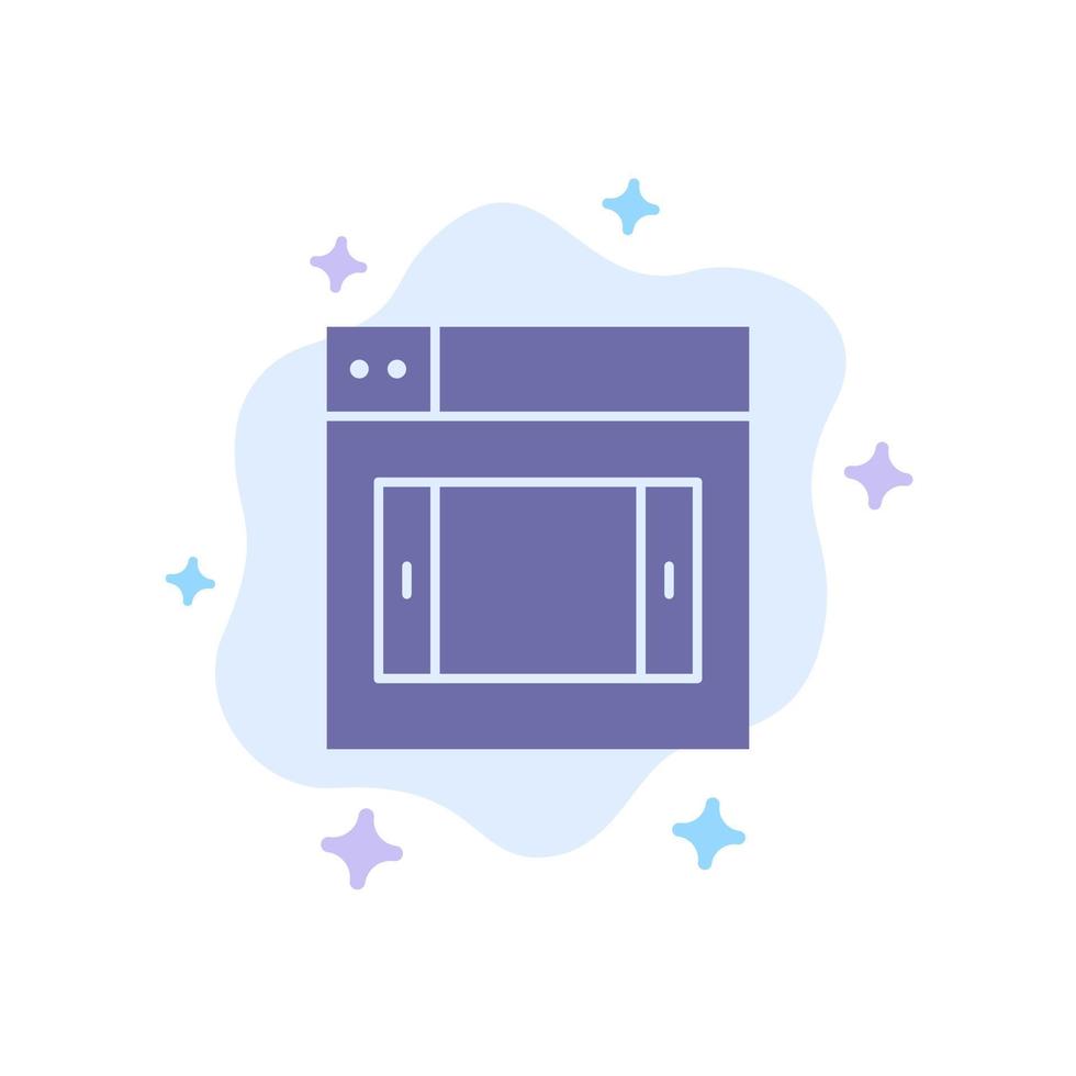 Web Design Mobile Blue Icon on Abstract Cloud Background 15201693 ...