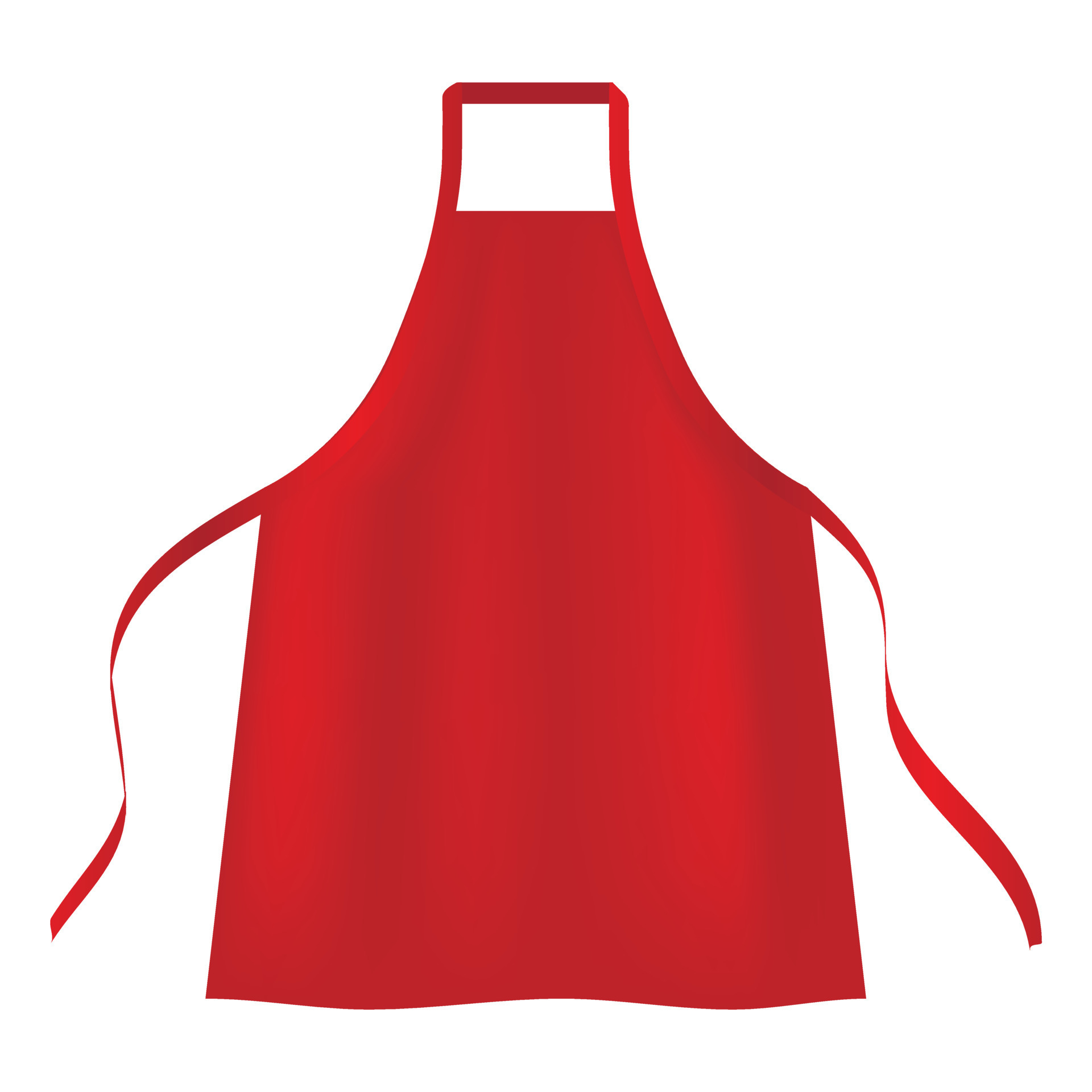 Red apron icon, realistic style 15204212 Vector Art at Vecteezy